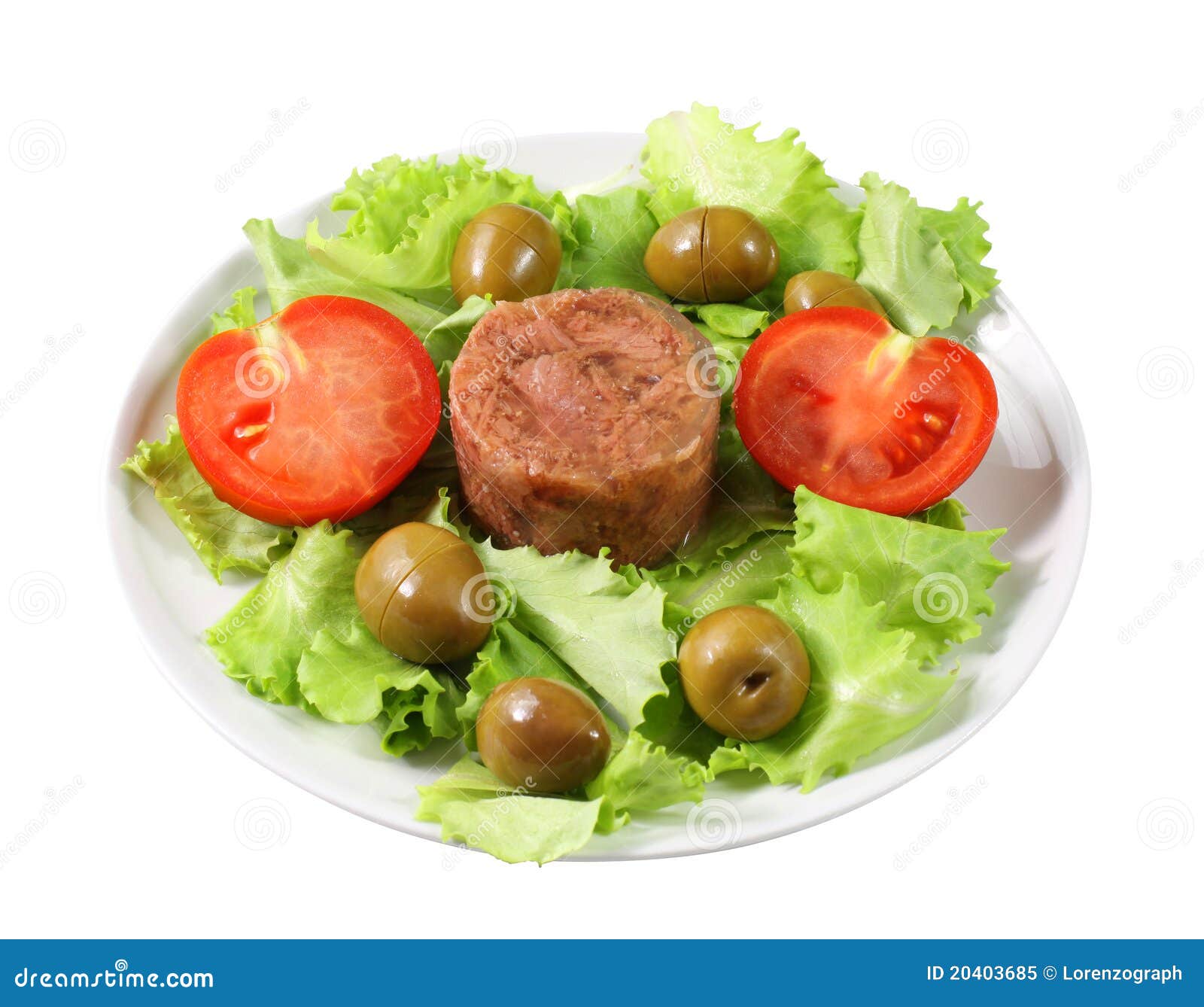 Meat salad stock image. Image of herb, dinner, leaf, mexican - 20403685