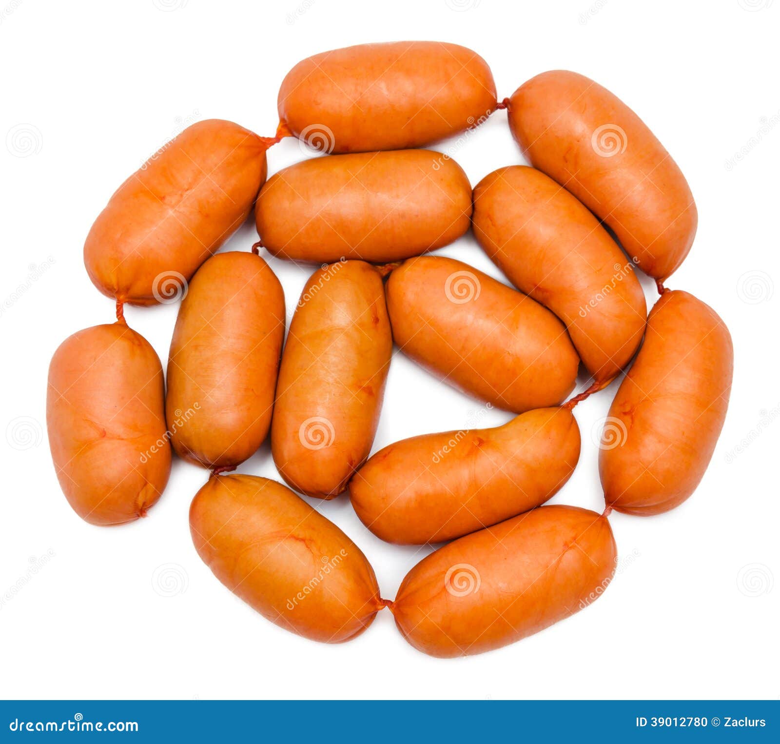 Meat sausages isolated stock photo. Image of backgrounds - 39012780