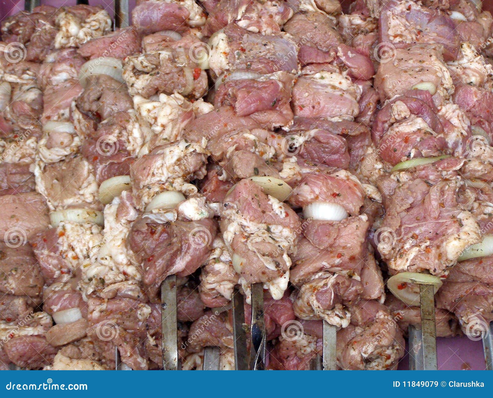 Meat for the shashlik stock image. Image of cuts, picnic - 11849079