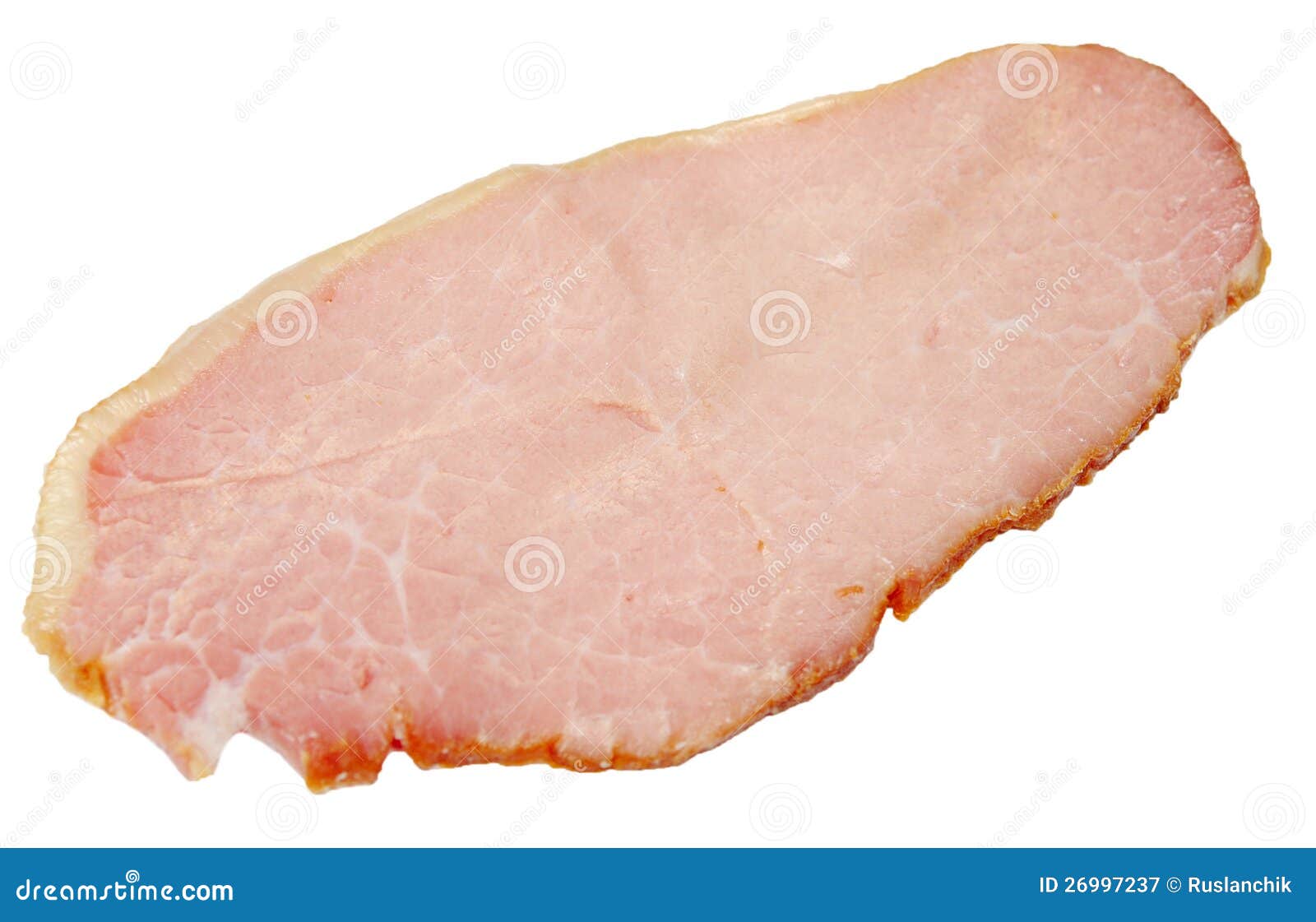 Meat slice stock image. Image of single, snack, closeup - 26997237