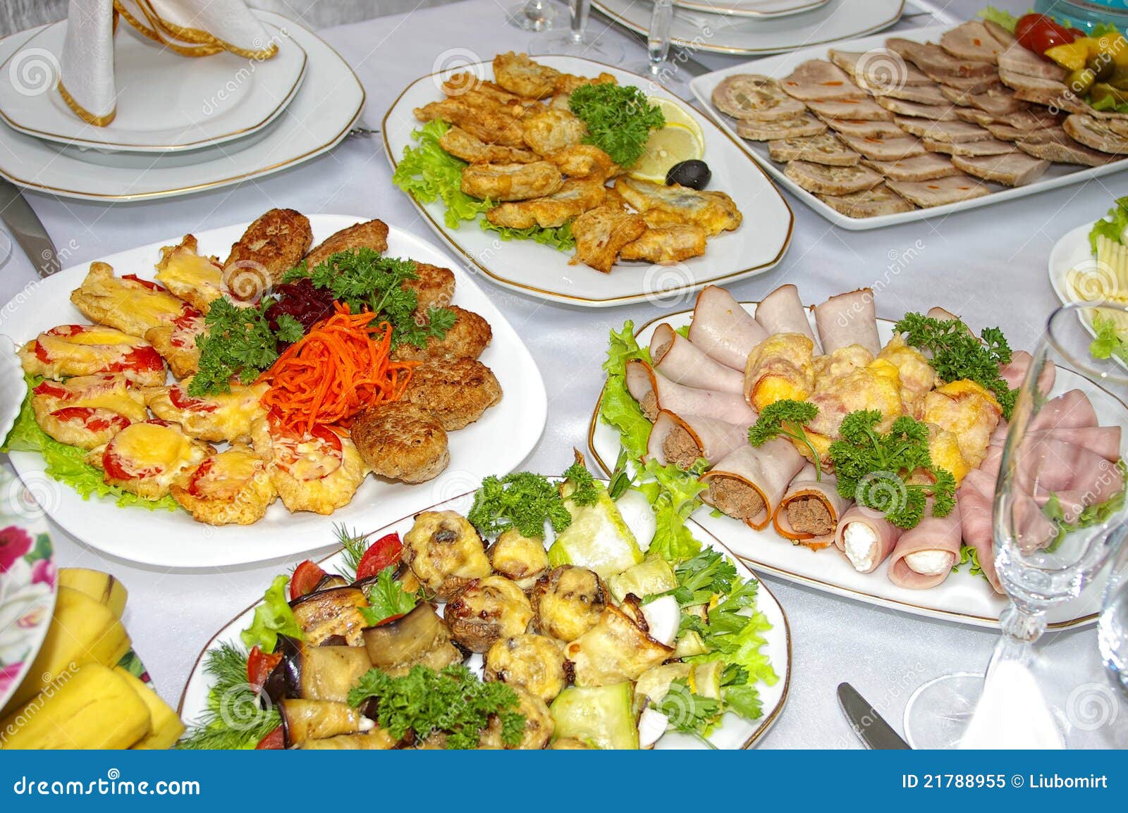 Meat snacks stock image. Image of piece, glass, green - 21788955