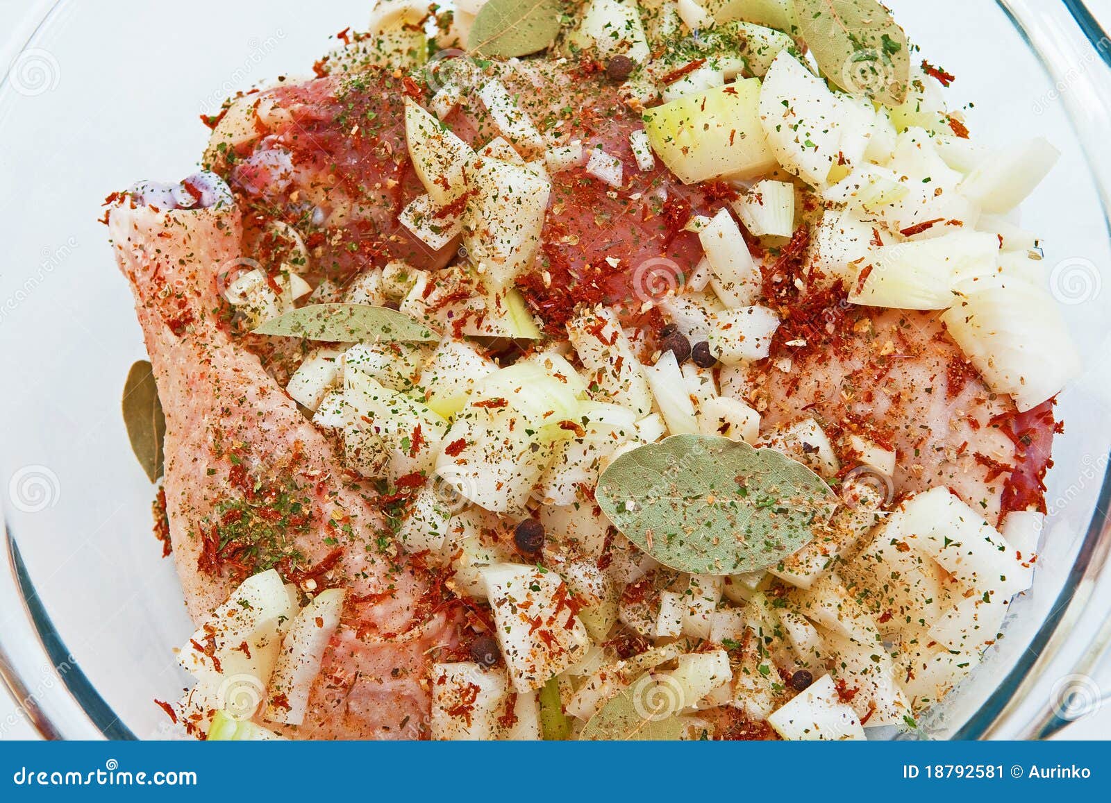 Meat with spices stock image. Image of background, cooked - 18792581