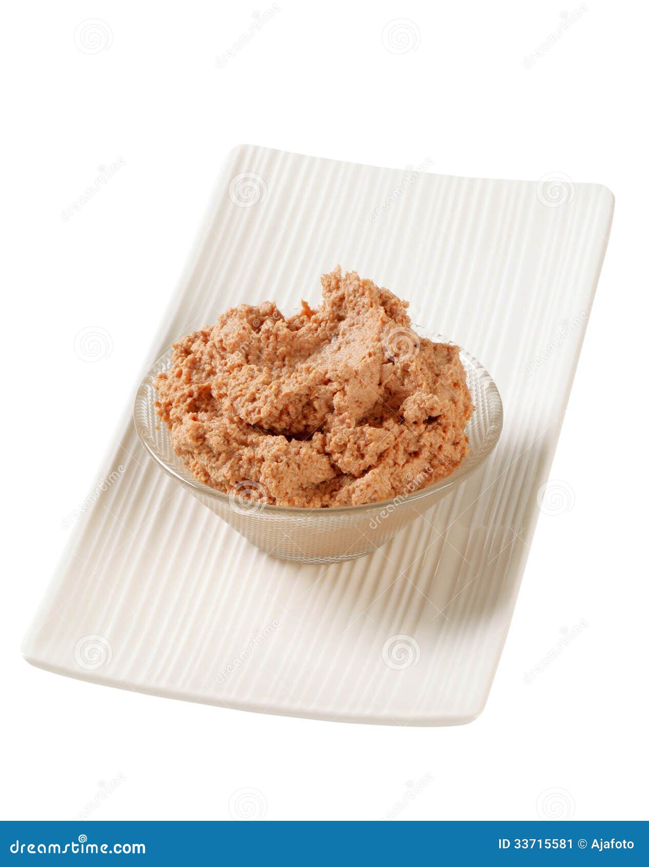 Meat spread stock image. Image of doeuvre, isolated, savory - 33715581