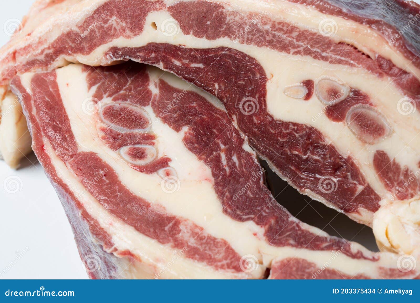 Meat Steak on White Background Stock Photo - Image of cuisine, butcher ...