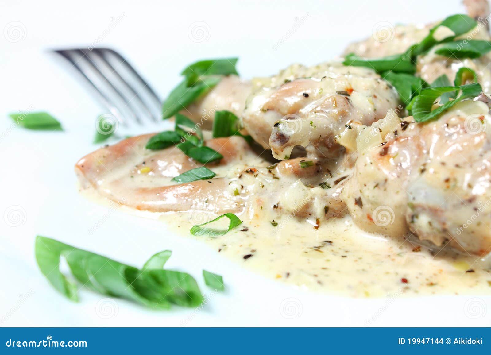 Meat Stewed of Rabbit in a Spicy Sauce Closeup Stock Photo - Image of ...