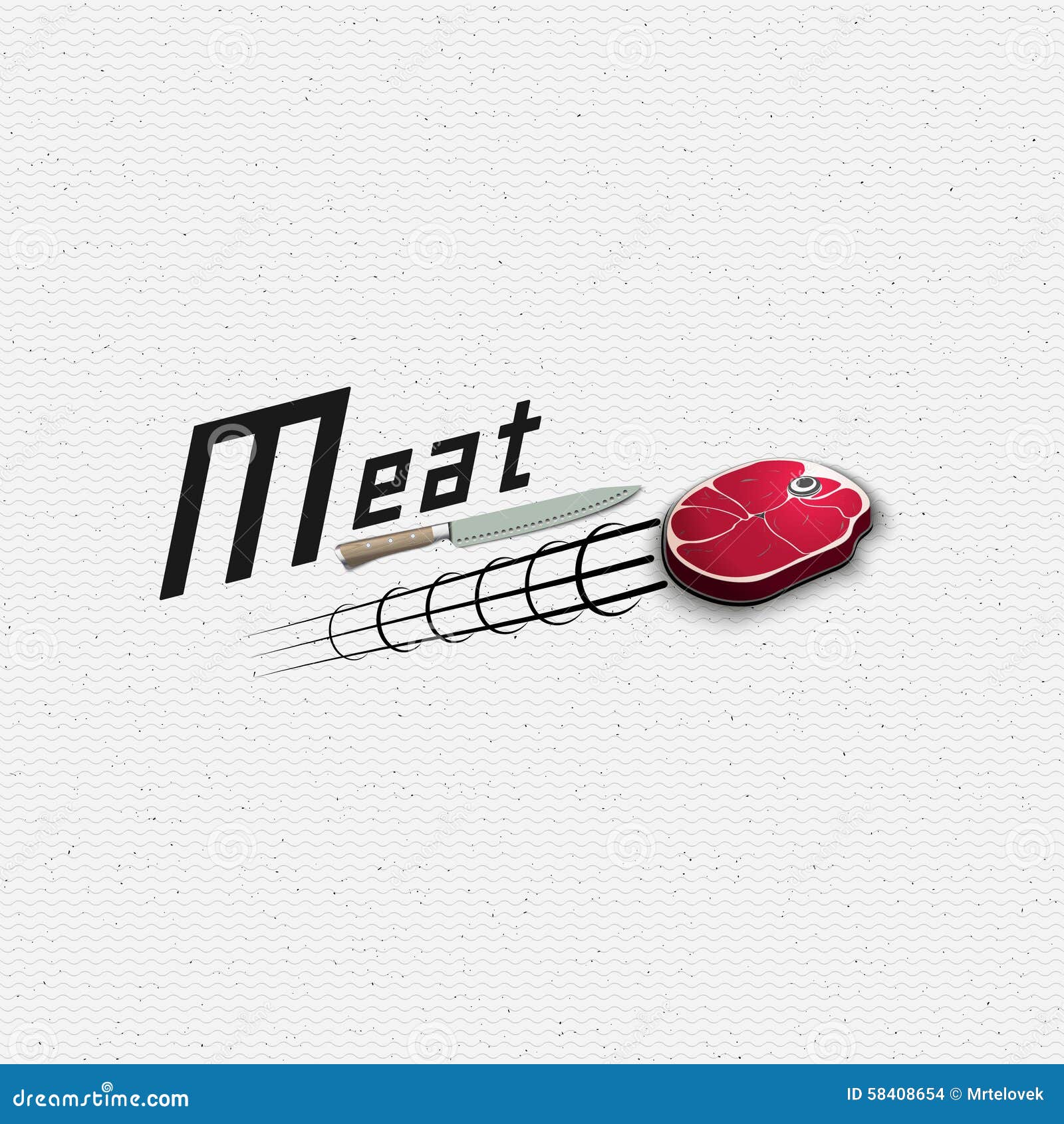 Meat Store Badges Logos and Labels for Any Use Stock Vector ...