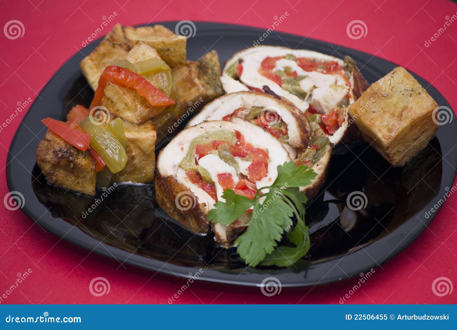 Meat stuffed stock image. Image of yellow, paprika, carrots - 22506455