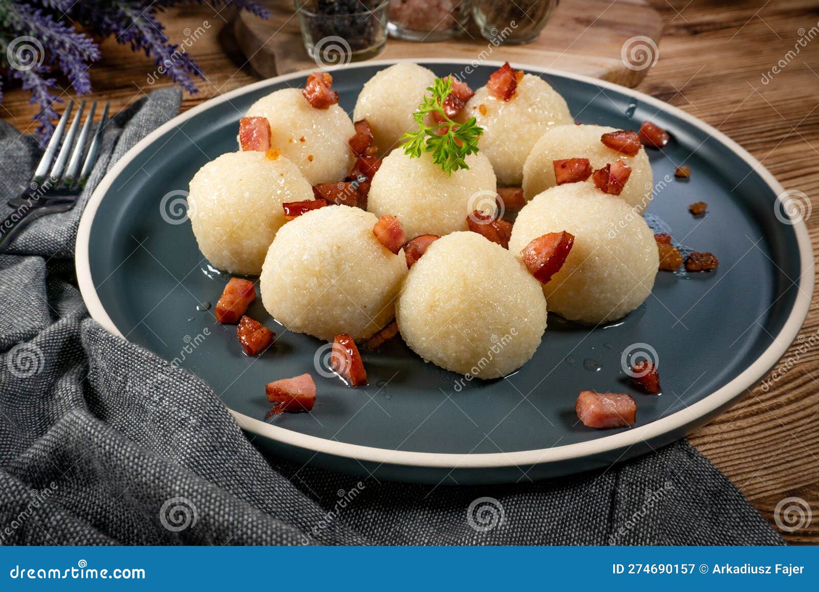 Meat Stuffed Potato Dumplings Stock Image - Image of appetizer, polish ...