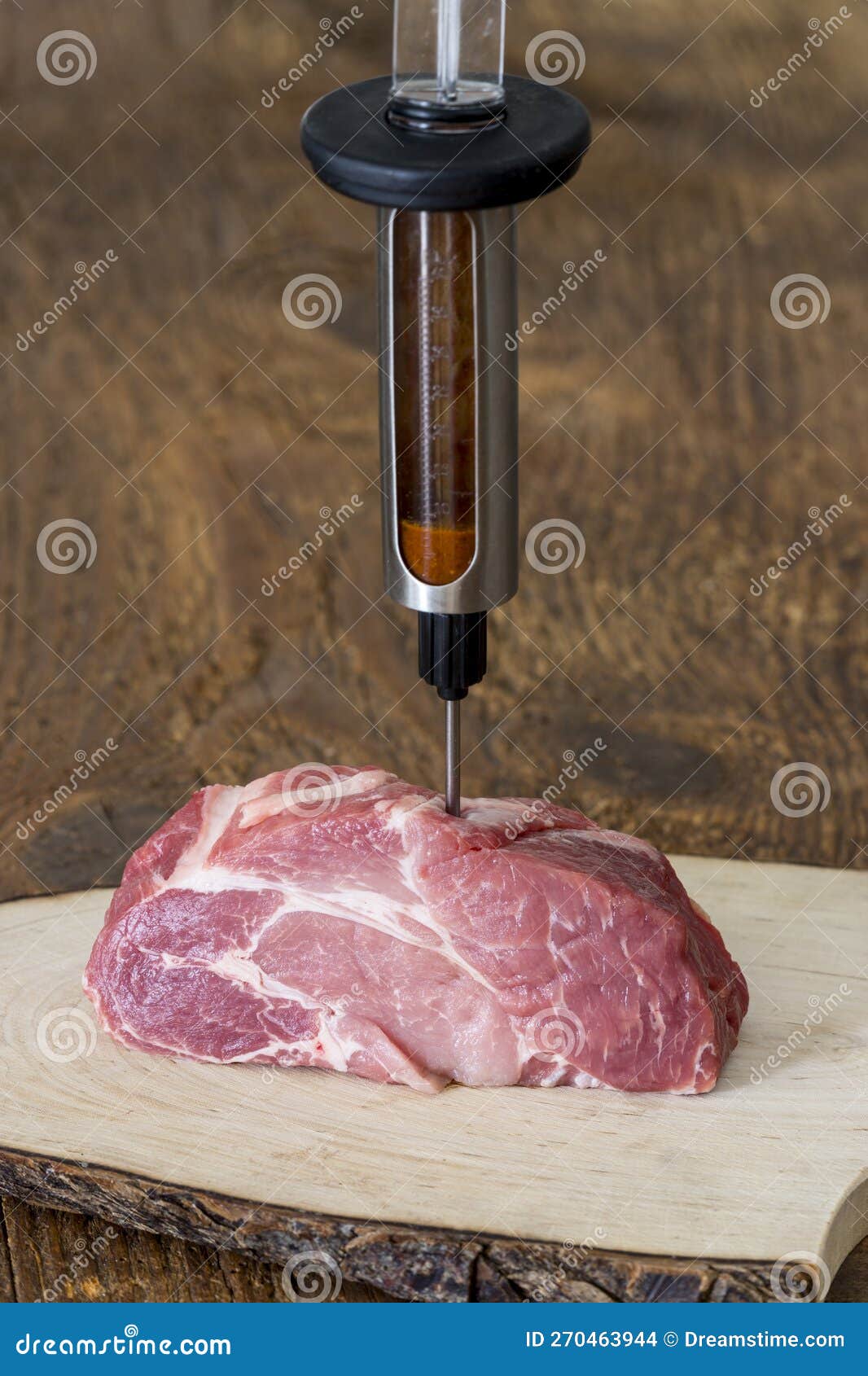 Meat syringe stock photo. Image of modified, rustic - 270463944