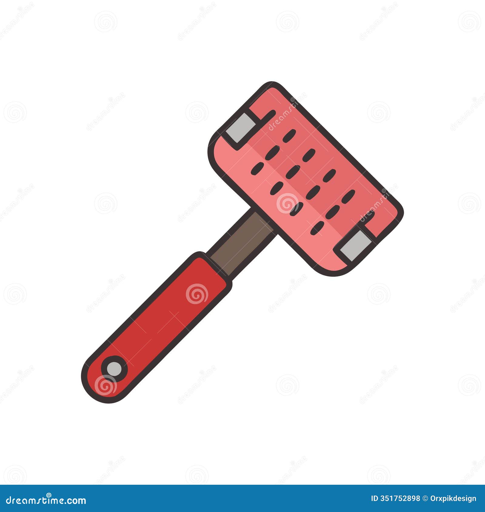 Meat Tenderizer Vector for Cooking Needs Stock Illustration ...