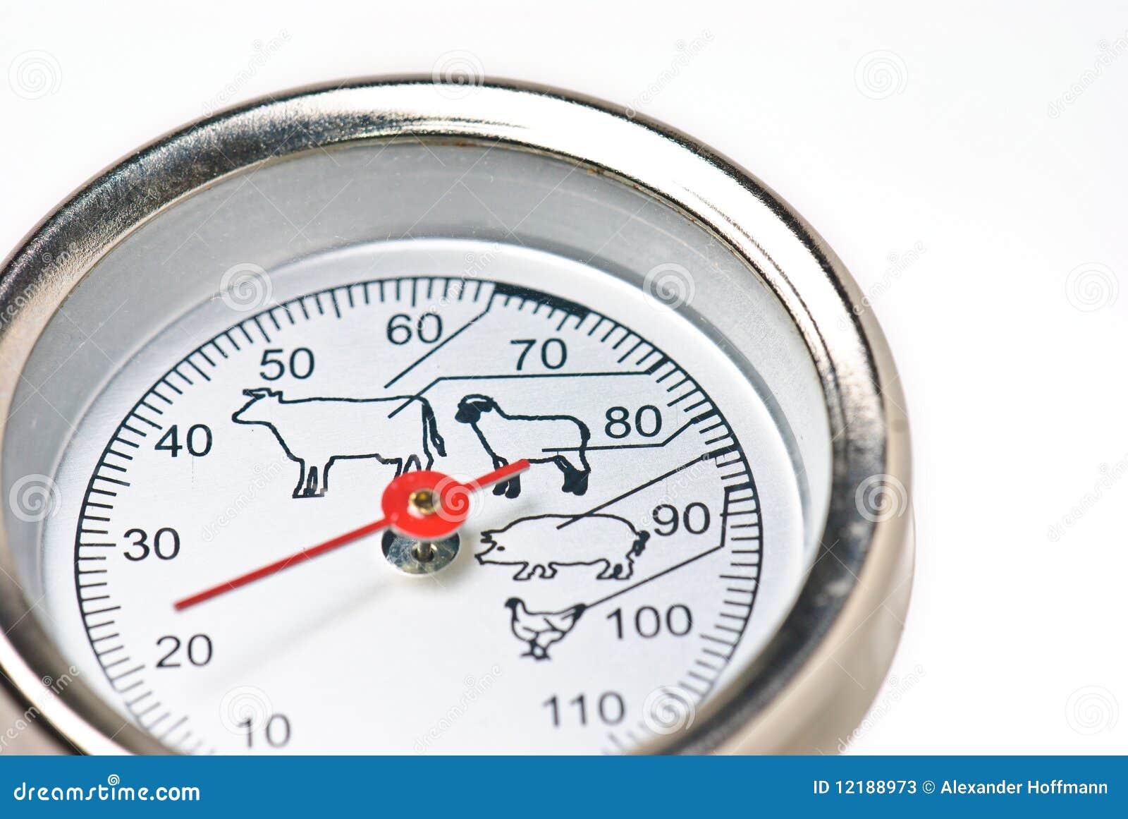 Meat thermometer stock image. Image of cooking, isolated - 12188973
