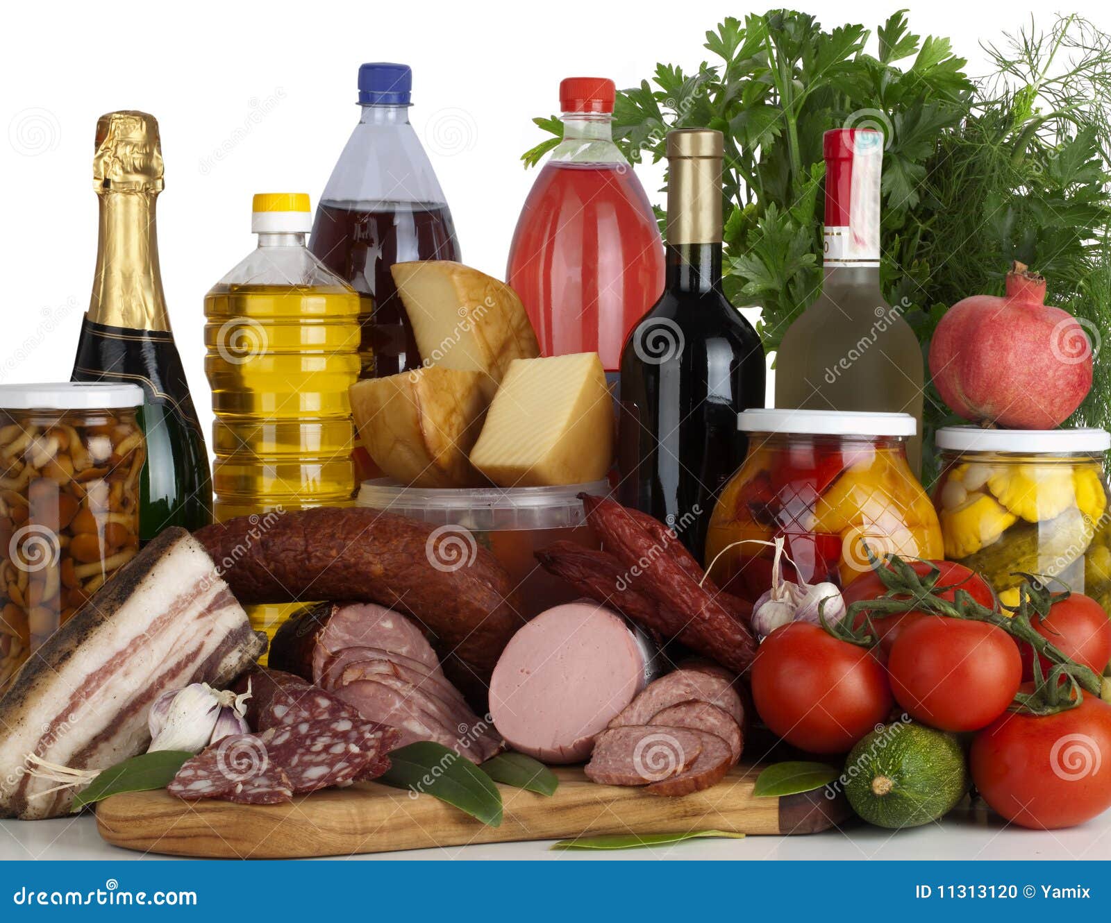 Meat Variety of Food Produce Stock Photo - Image of eating, merchandise ...