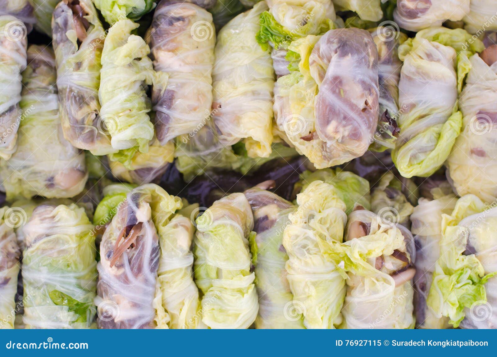 Meat Wrap in Cabbage (also Called As Spring Roll Cabbage Recipe) Which ...
