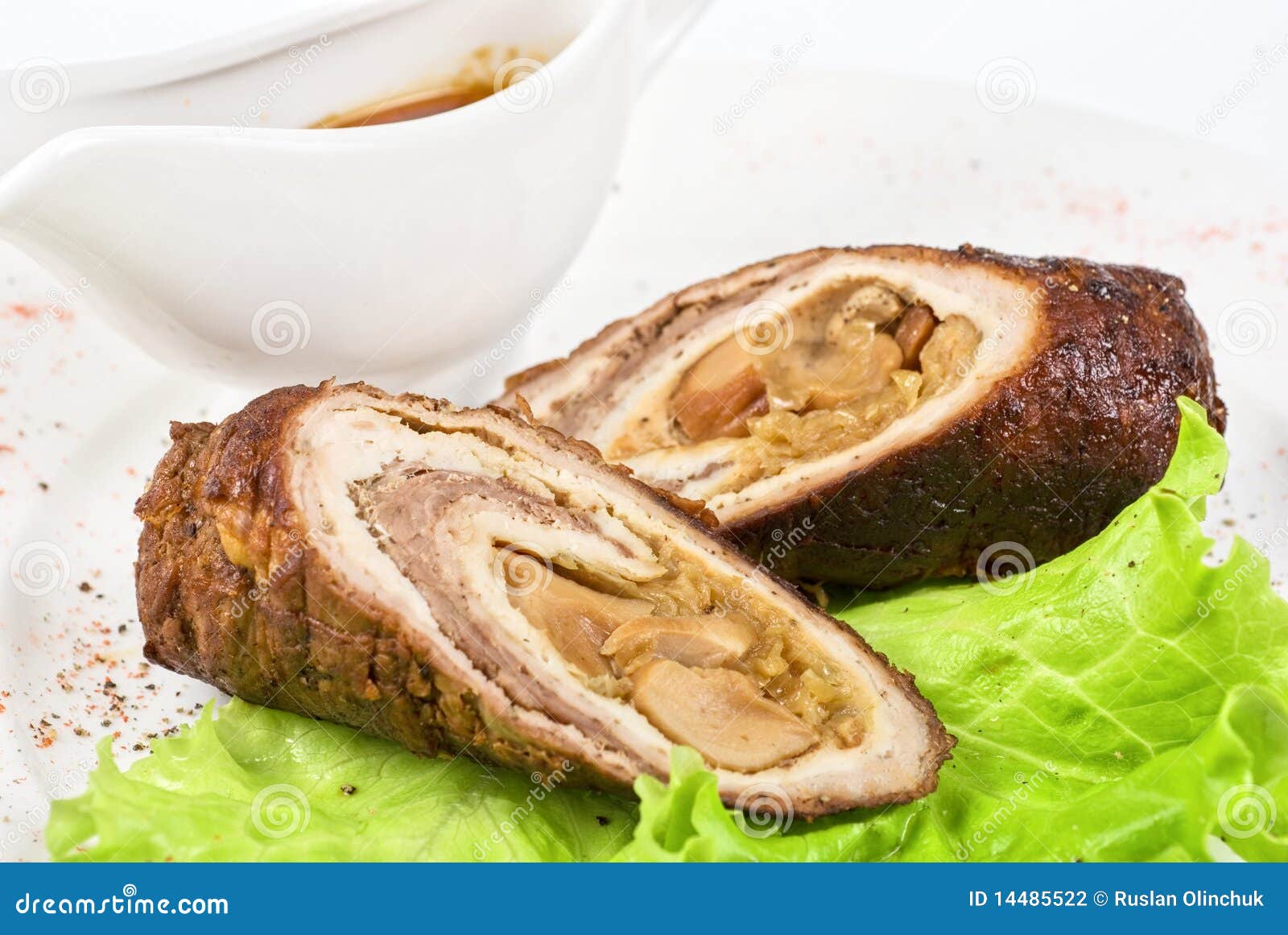 Meat wrapped stock photo. Image of prepared, chicken - 14485522