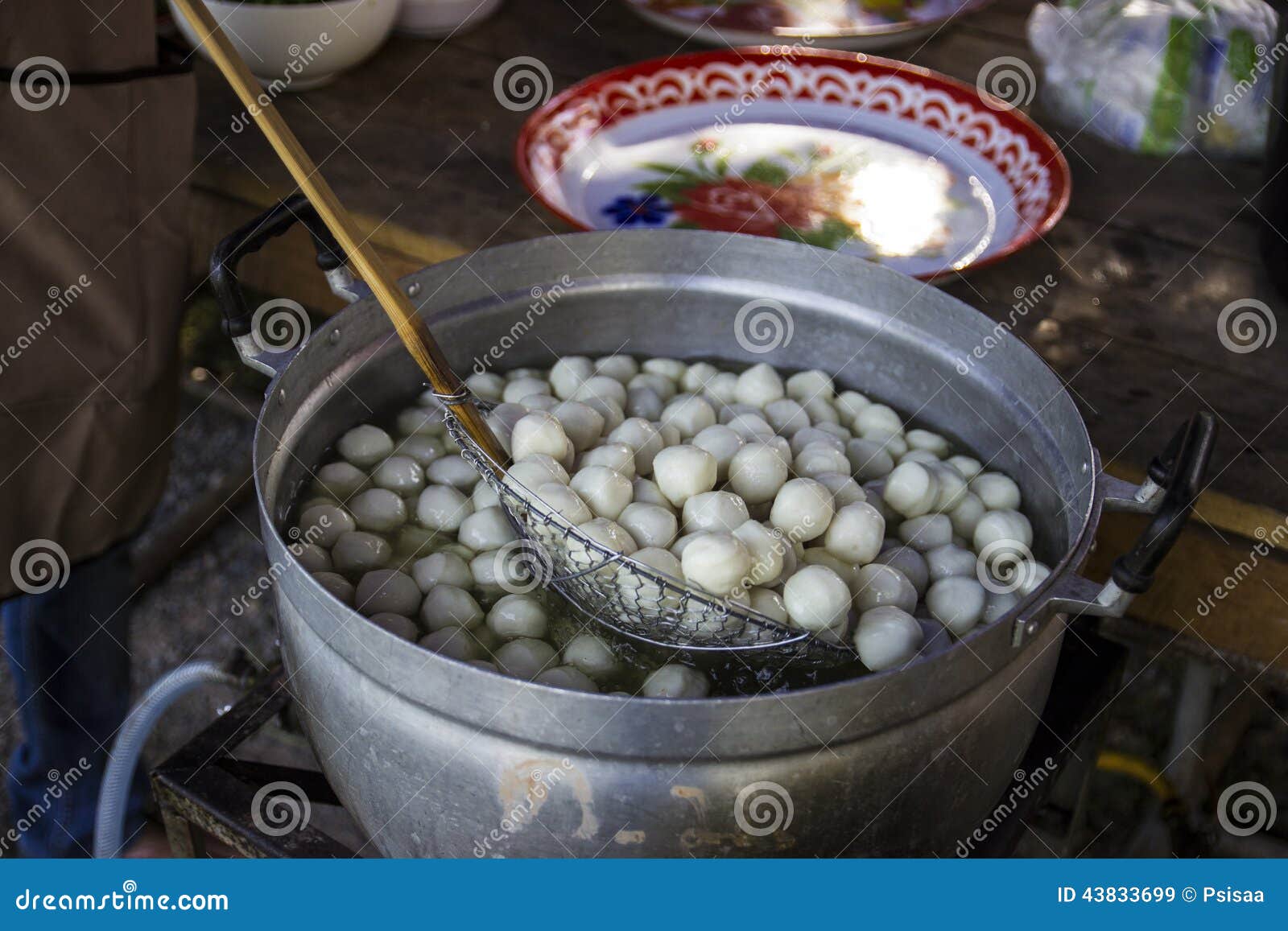 Meatball in a boiling pot stock image. Image of ingredient - 43833699