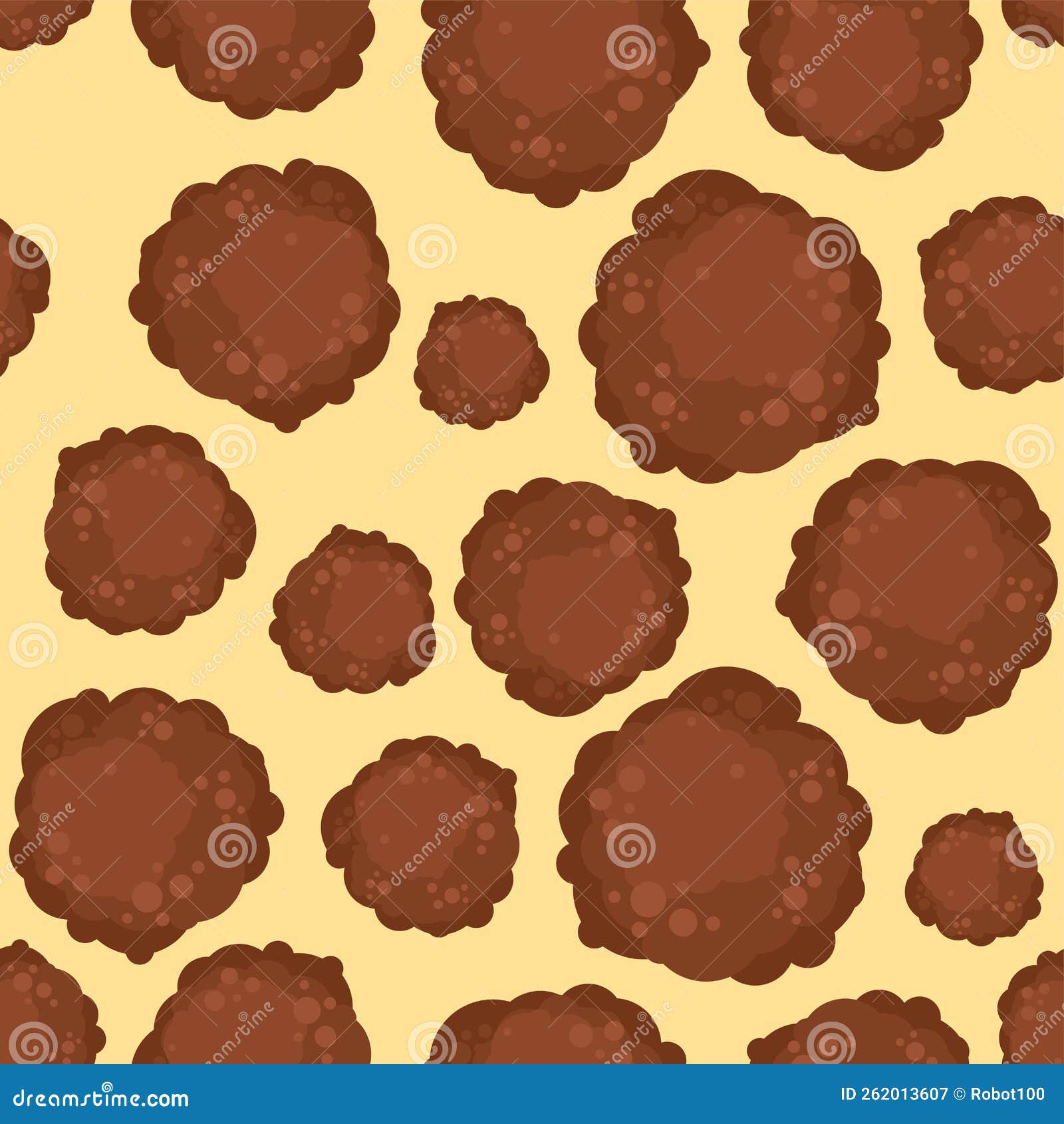 Meatball Pattern Seamless. Ball of Meat Background Stock Vector ...