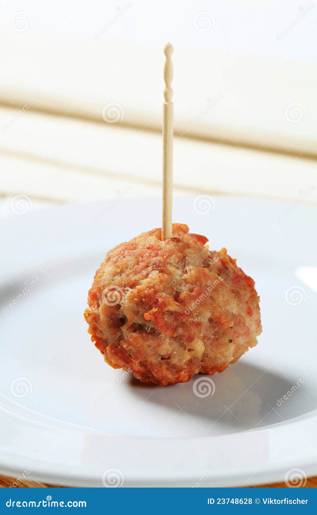 Meatball On A Stick Royalty Free Stock Photos - Image: 23748628