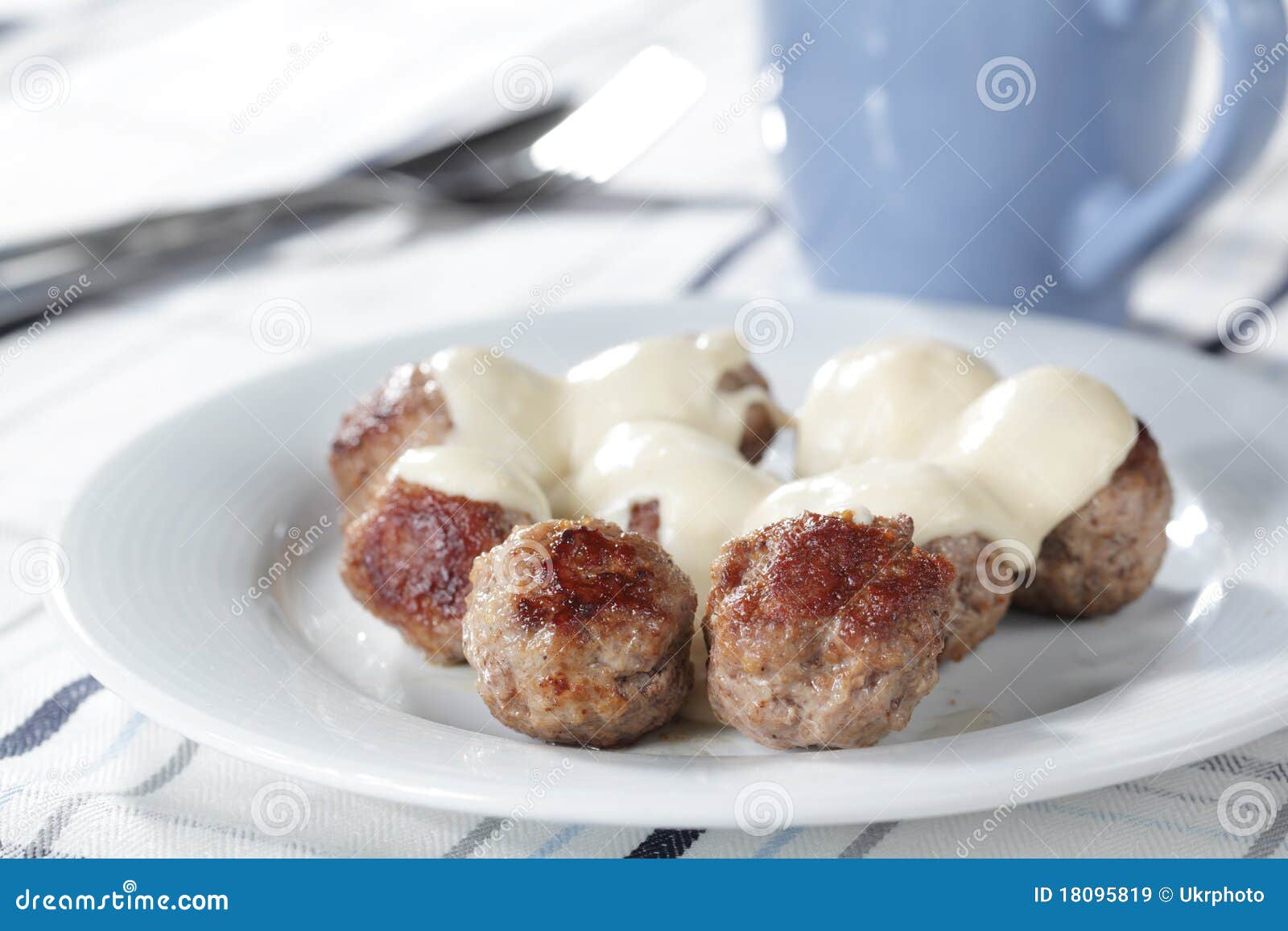 Meatballs stock image. Image of meat, plate, white, meatballs - 18095819