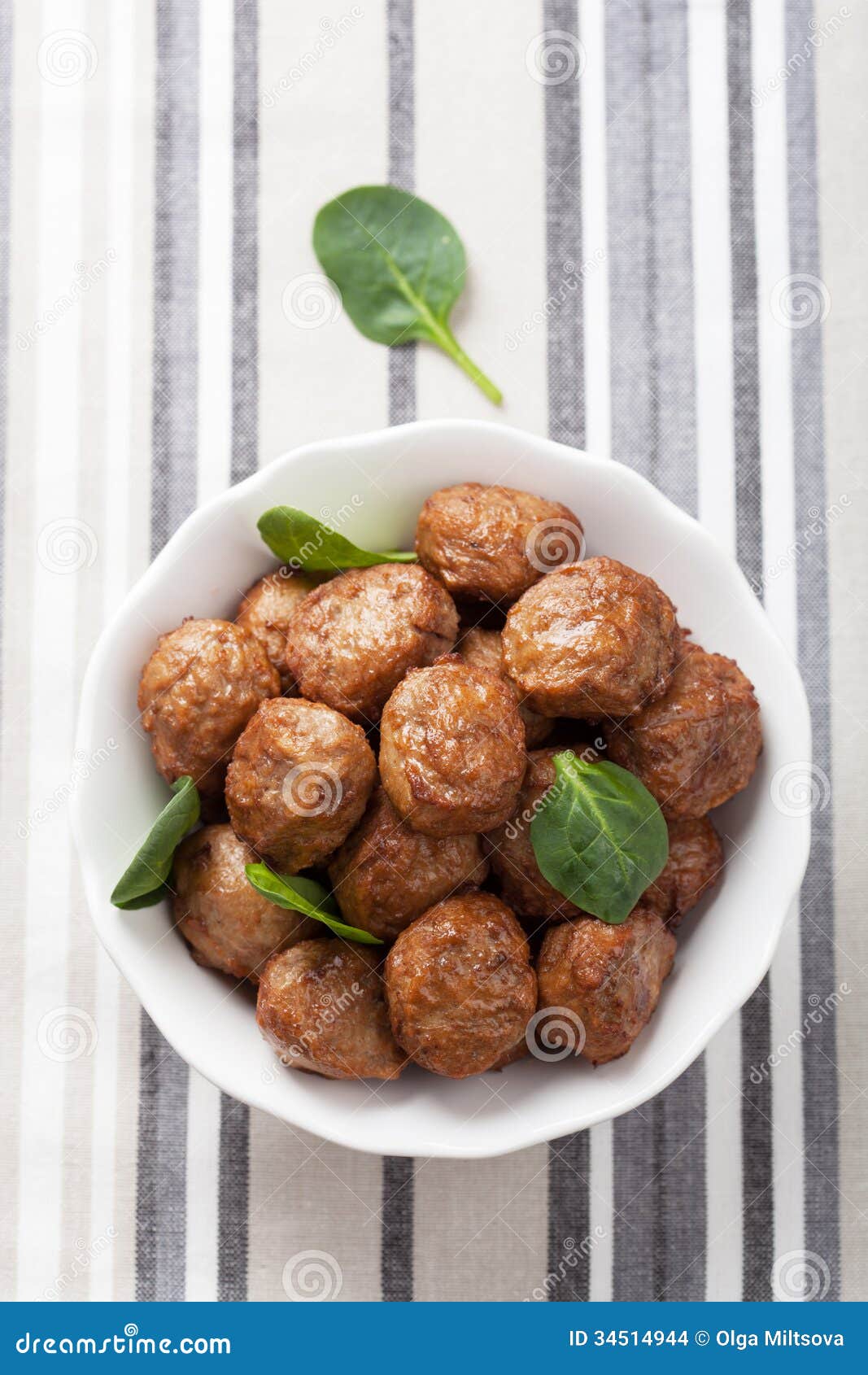Meatballs in bowl stock photo. Image of dining, healthy - 34514944