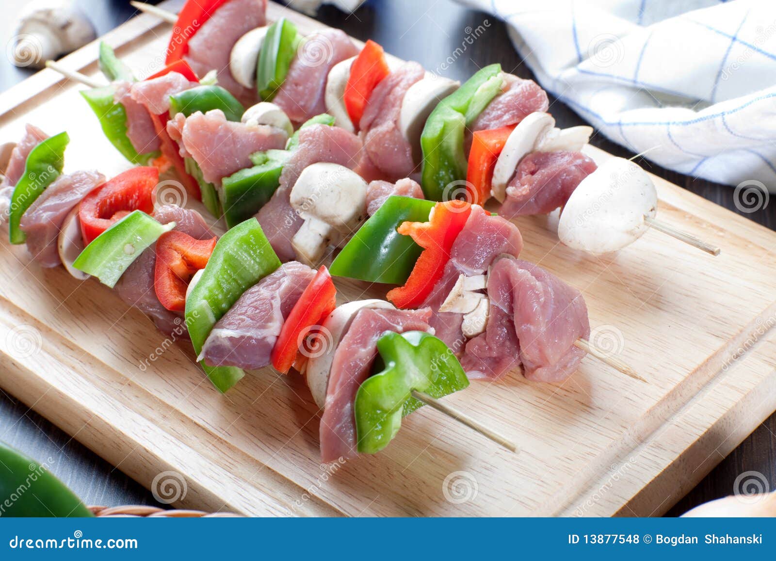 Meatstick stock photo. Image of board, design, meat, butchery - 13877548