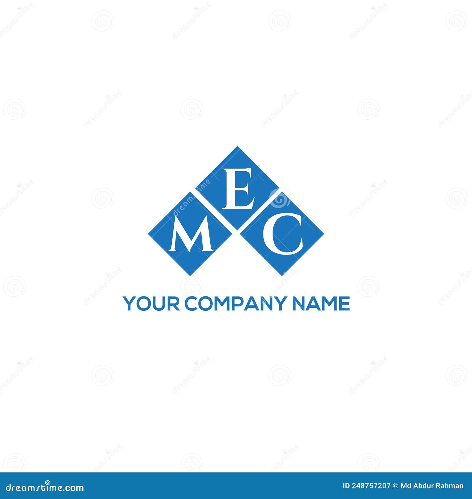 MEC Letter Logo Design on BLACK Background. MEC Creative Initials ...