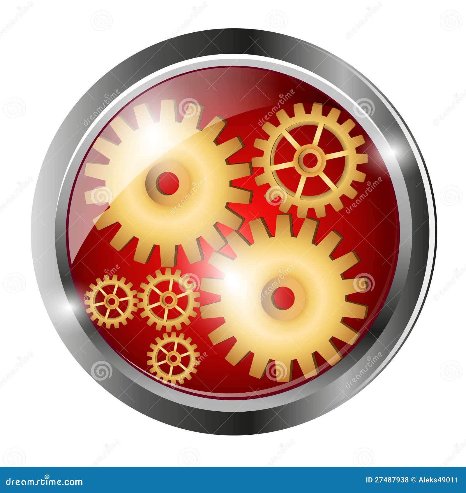 Mecanismo ilustração do vetor. Ilustração de circular - 27487938