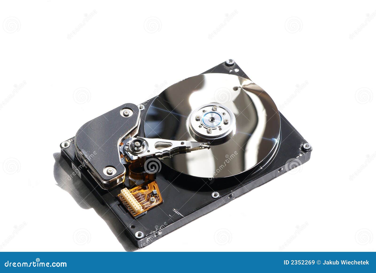 Mecanismo Impulsor Duro Aislado Imagen de archivo - Imagen de blanco ...