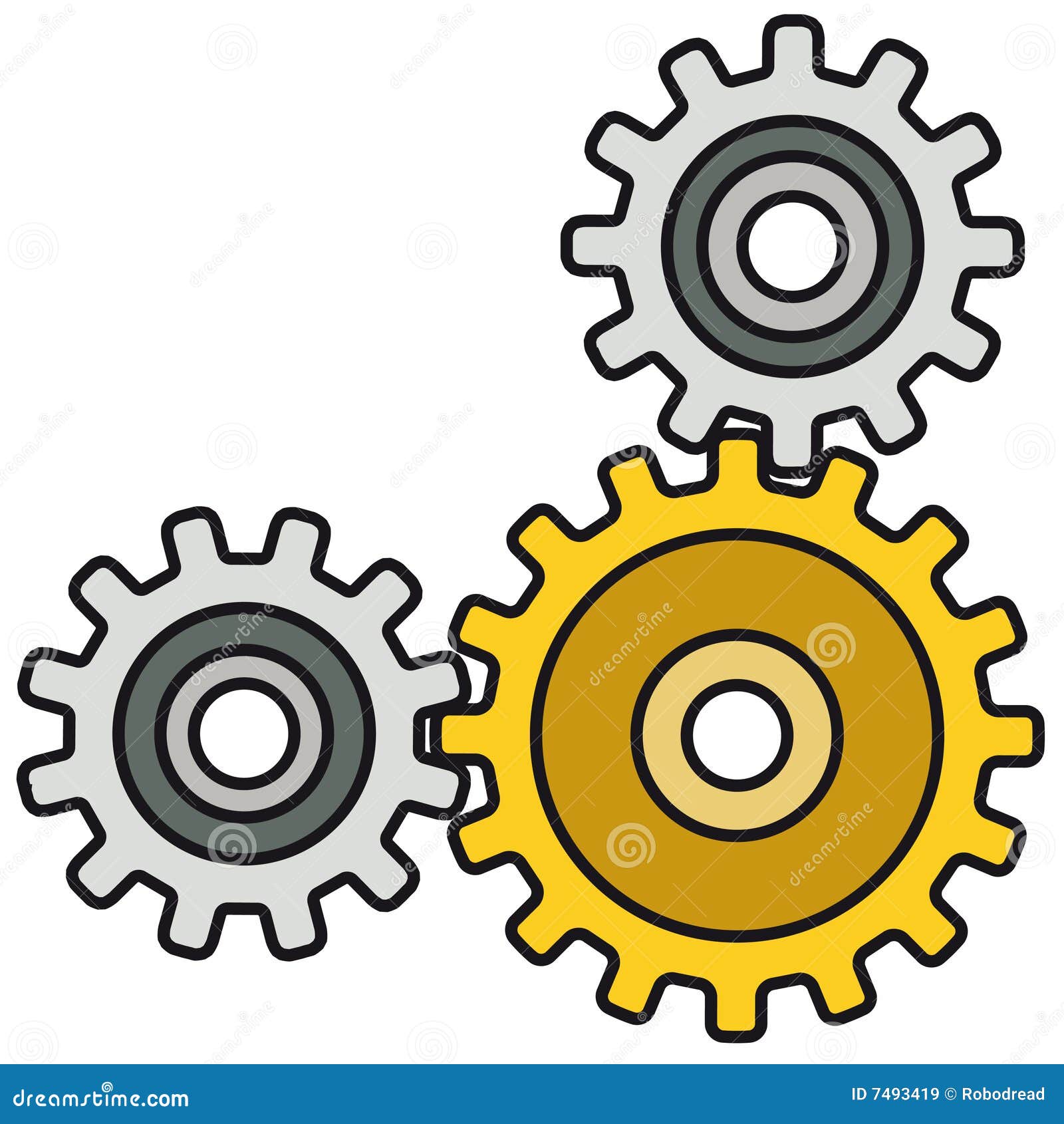 Mecanismo (vector) ilustración del vector. Ilustración de maquinaria ...