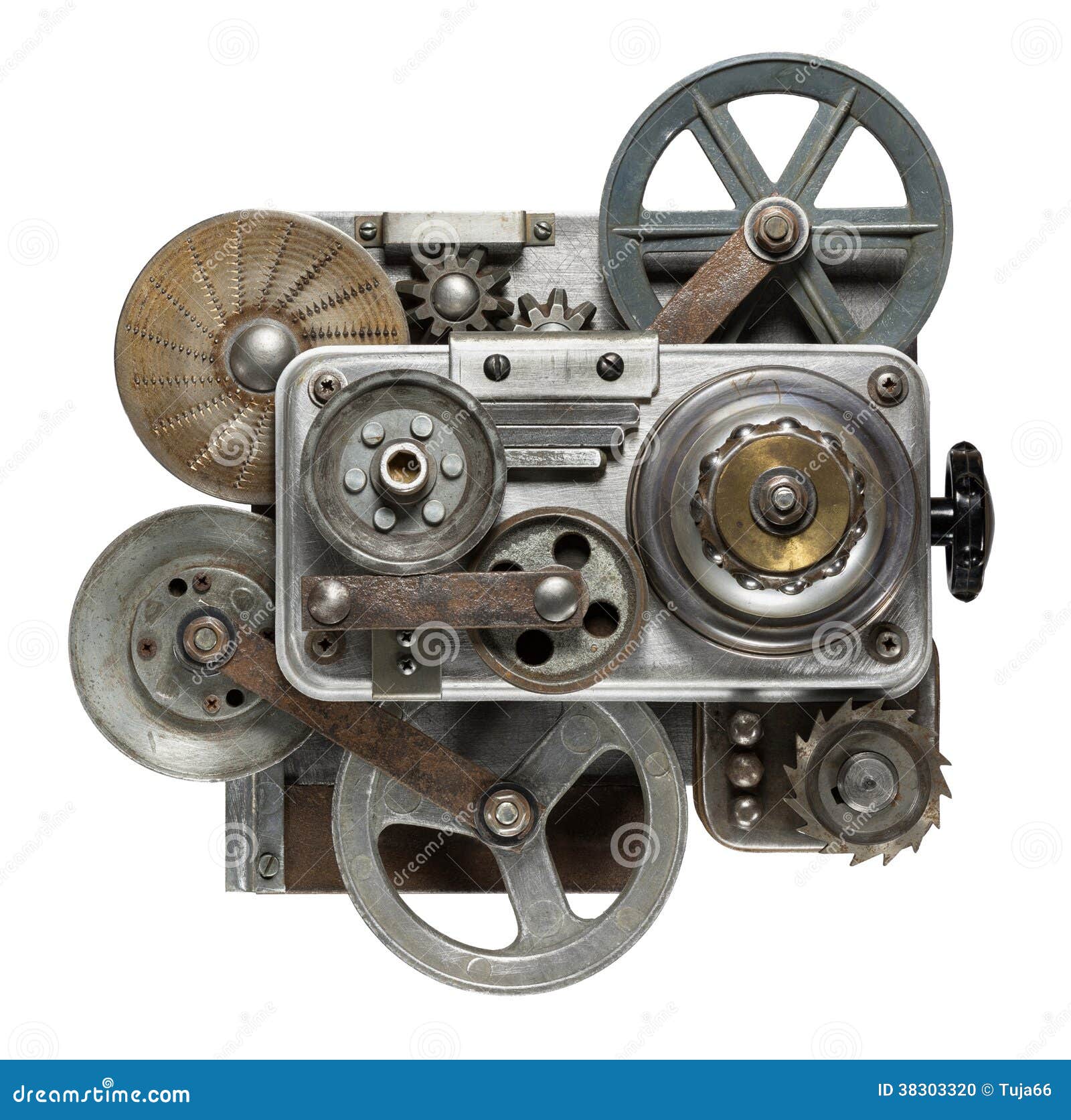 Meccanismo fotografia stock. Immagine di grunge, noce - 38303320