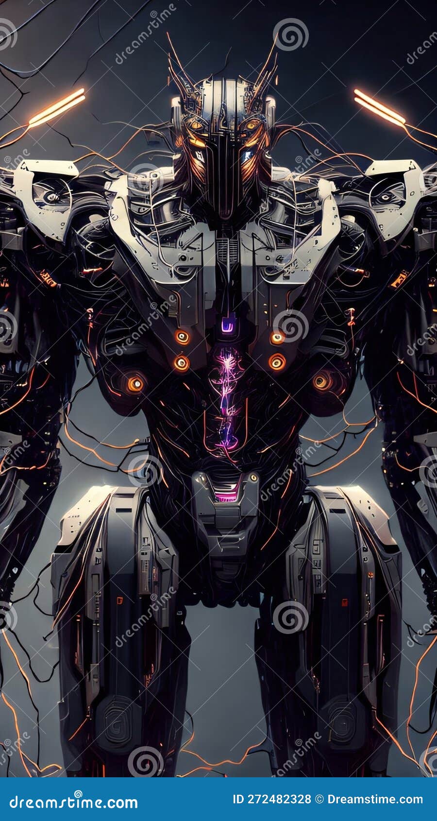 Ai Generated Mech Suit Designed for Ultimate Battle the End All Stock ...