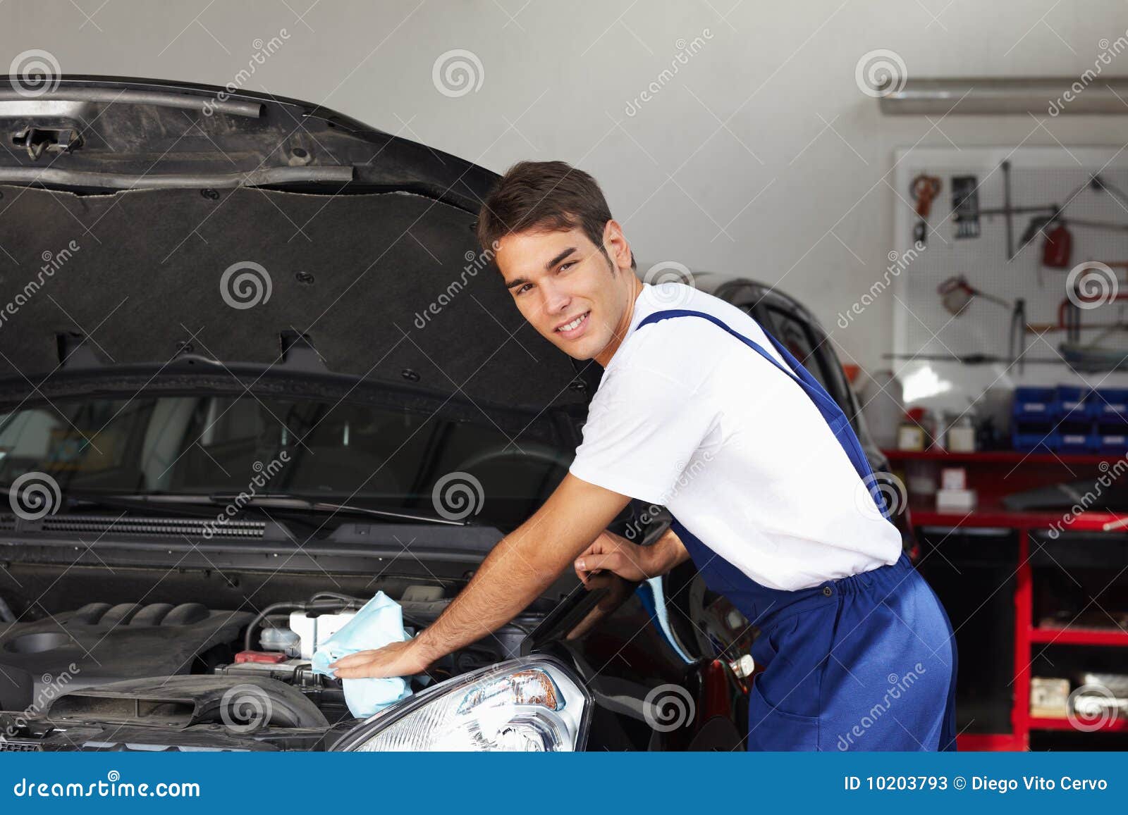 Mechanic stock image. Image of copy, automobile, caucasian - 10203793