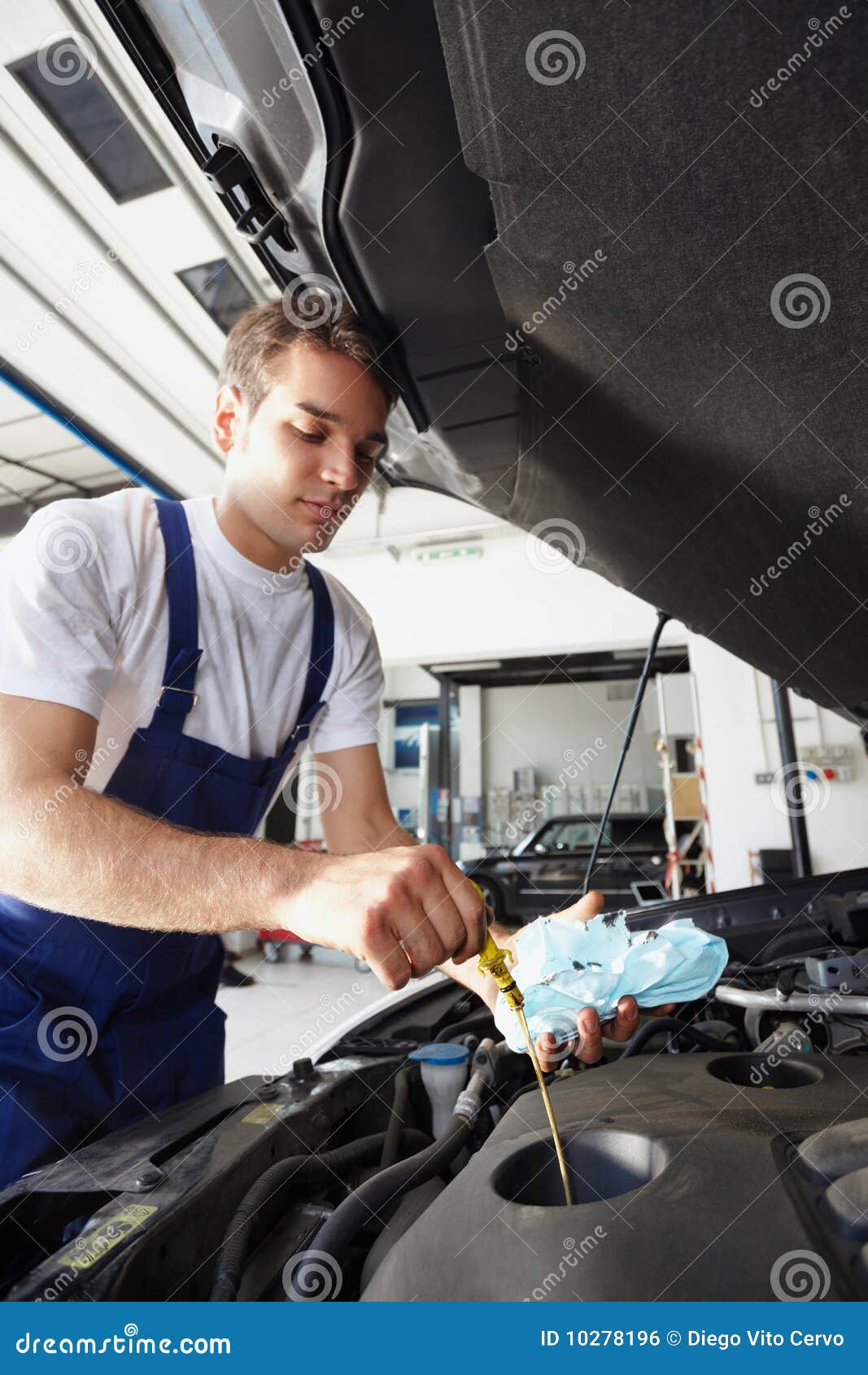 Mechanic stock photo. Image of expertise, dipstick, automobile - 10278196