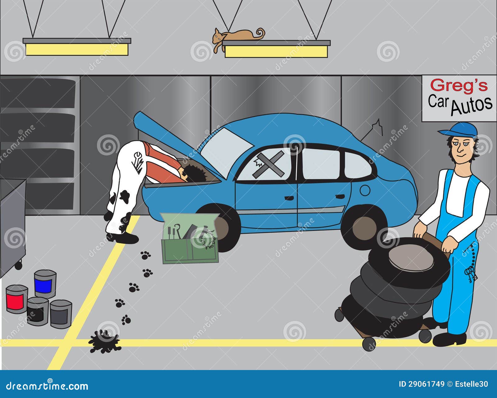 Mechanic Royalty-Free Stock Photography | CartoonDealer.com #29061749