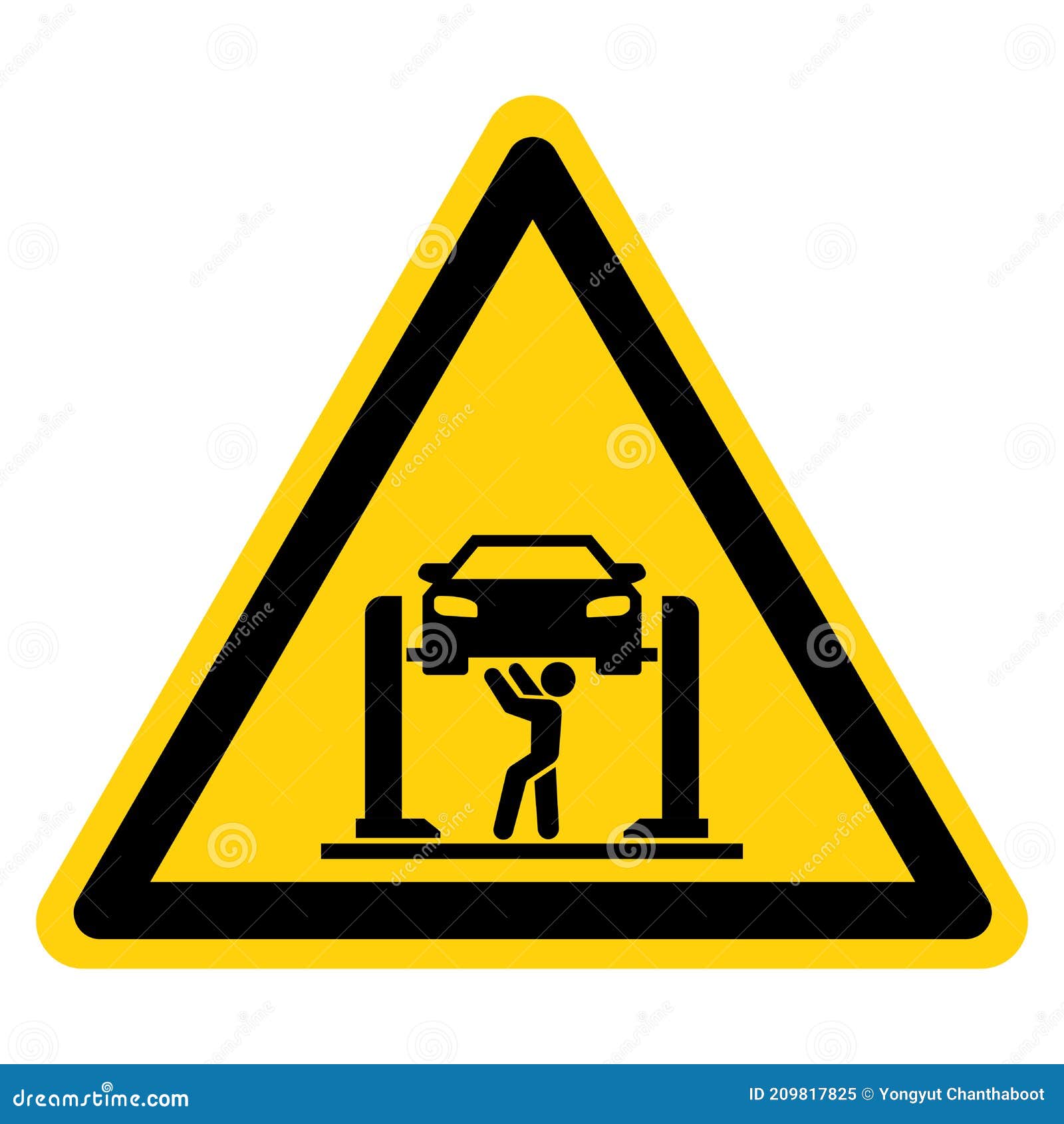 Mechanic Area Symbol Sign, Vector Illustration, Isolate on White ...