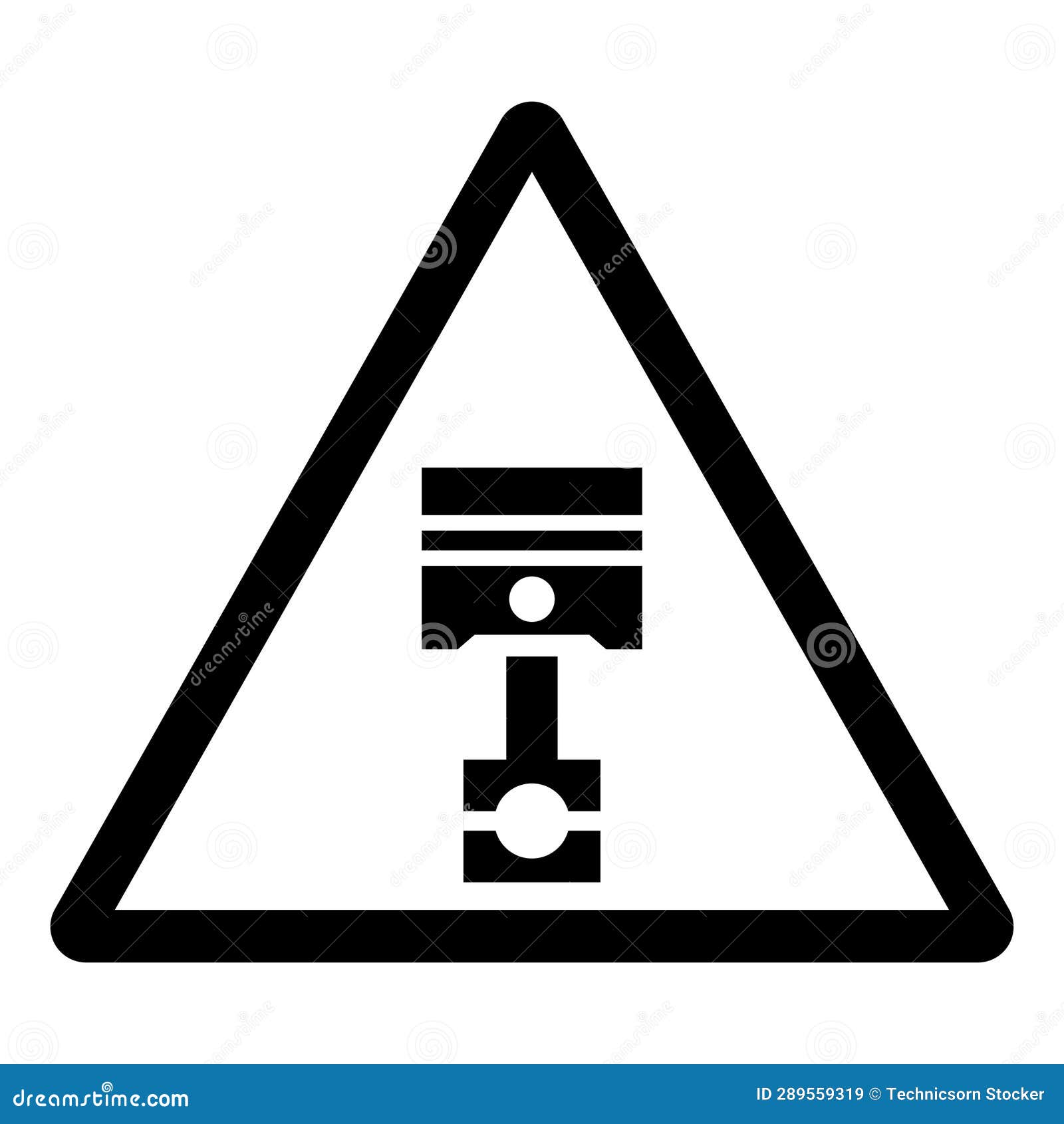 Mechanic Area Symbol Sign, Vector Illustration, Isolate on White ...