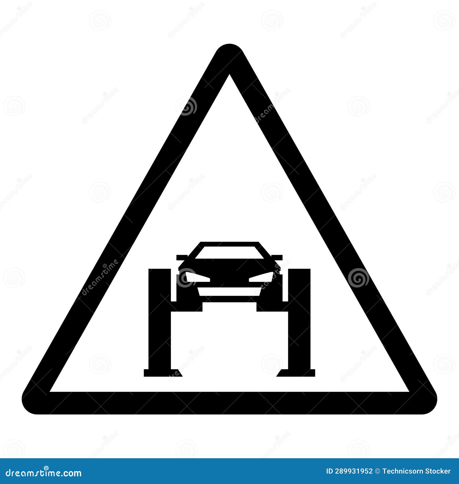 Mechanic Area Symbol Sign, Vector Illustration, Isolate on White ...