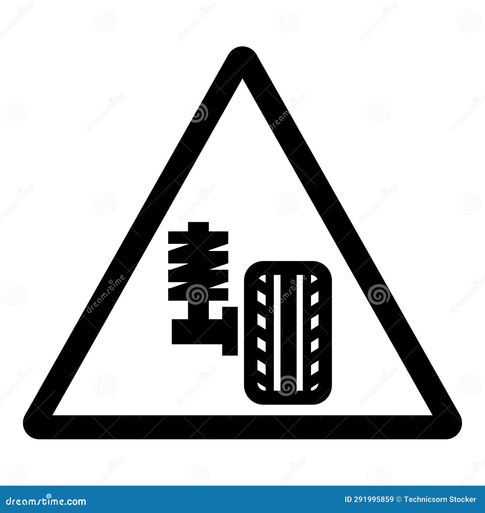 Mechanic Area Symbol Sign,Vector Illustration, Isolate on White ...