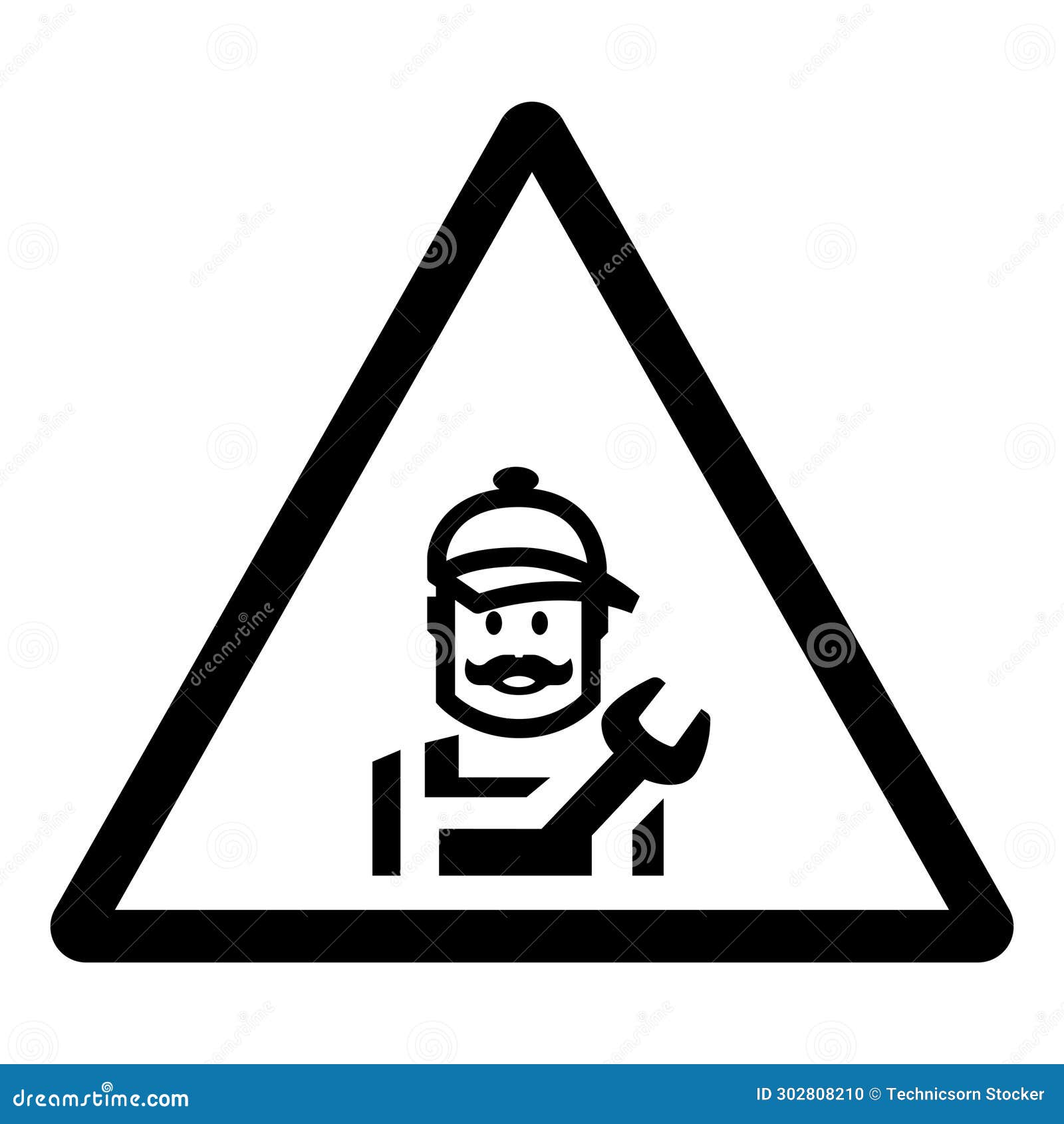 Mechanic Area Symbol Sign ,Vector Illustration, Isolate on White ...