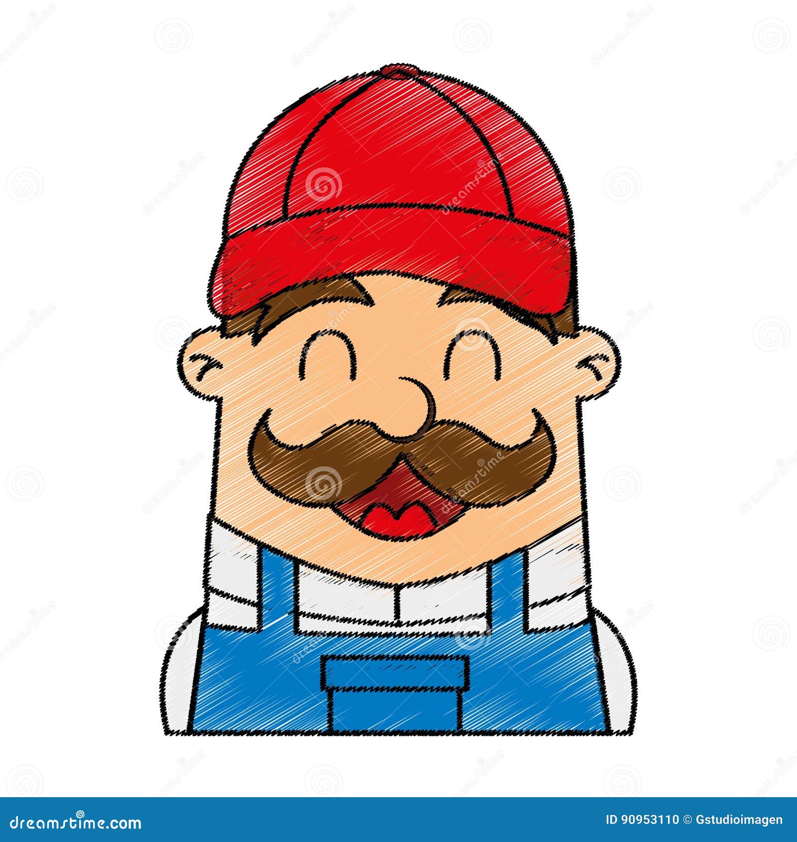 Mechanic Avatar Character Icon Stock Vector - Illustration of repair ...