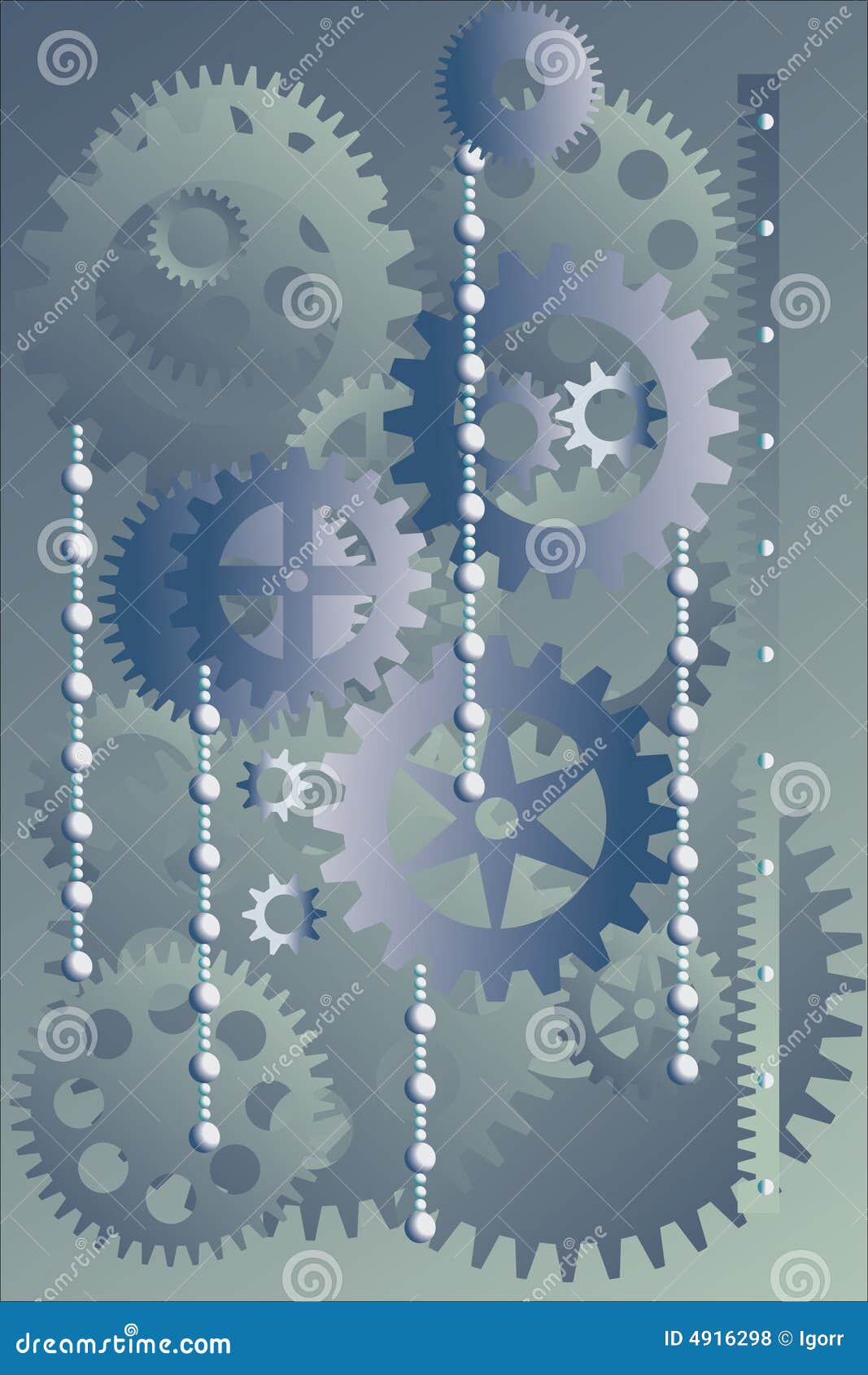 Mechanic Background Cartoon Vector | CartoonDealer.com #4916303