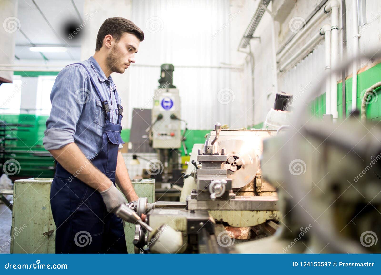 Mechanic engineer at work stock image. Image of adult - 124155597