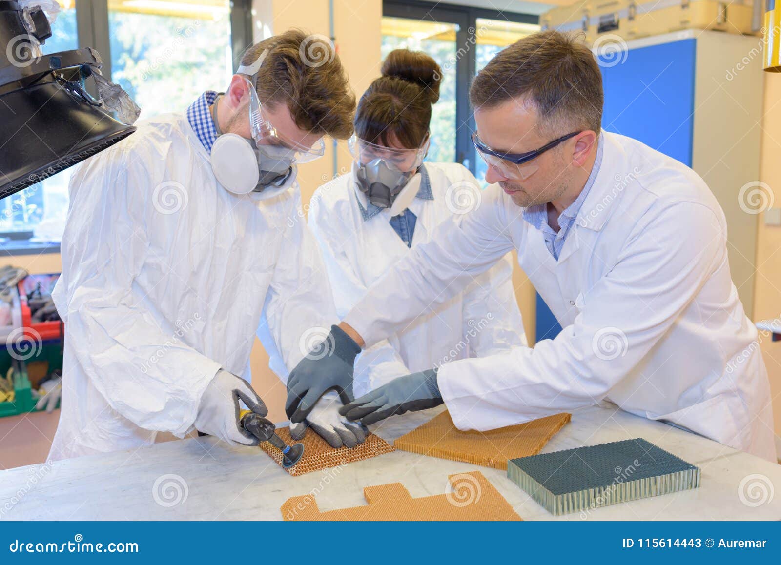 Mechanic Engineers Working in Workshop Stock Image - Image of mechanic ...