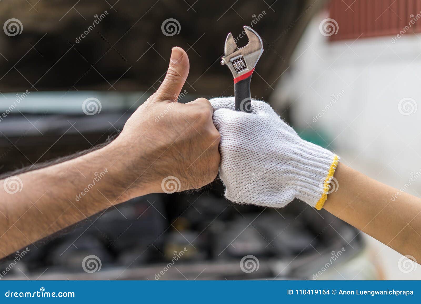 Mechanic's Hand Rebuilding A Carburetor Royalty-Free Stock Photo ...