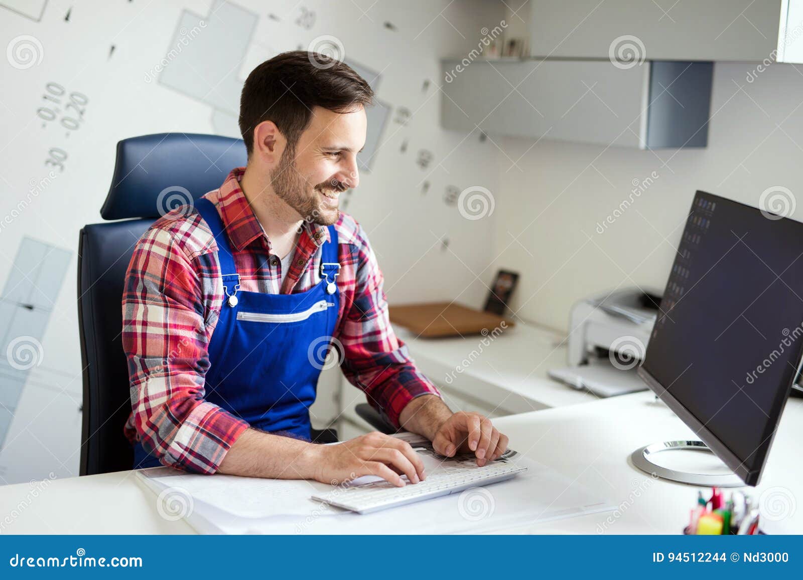 Mechanic at His Workplace Doing His daily Work Auto Repair Service ...