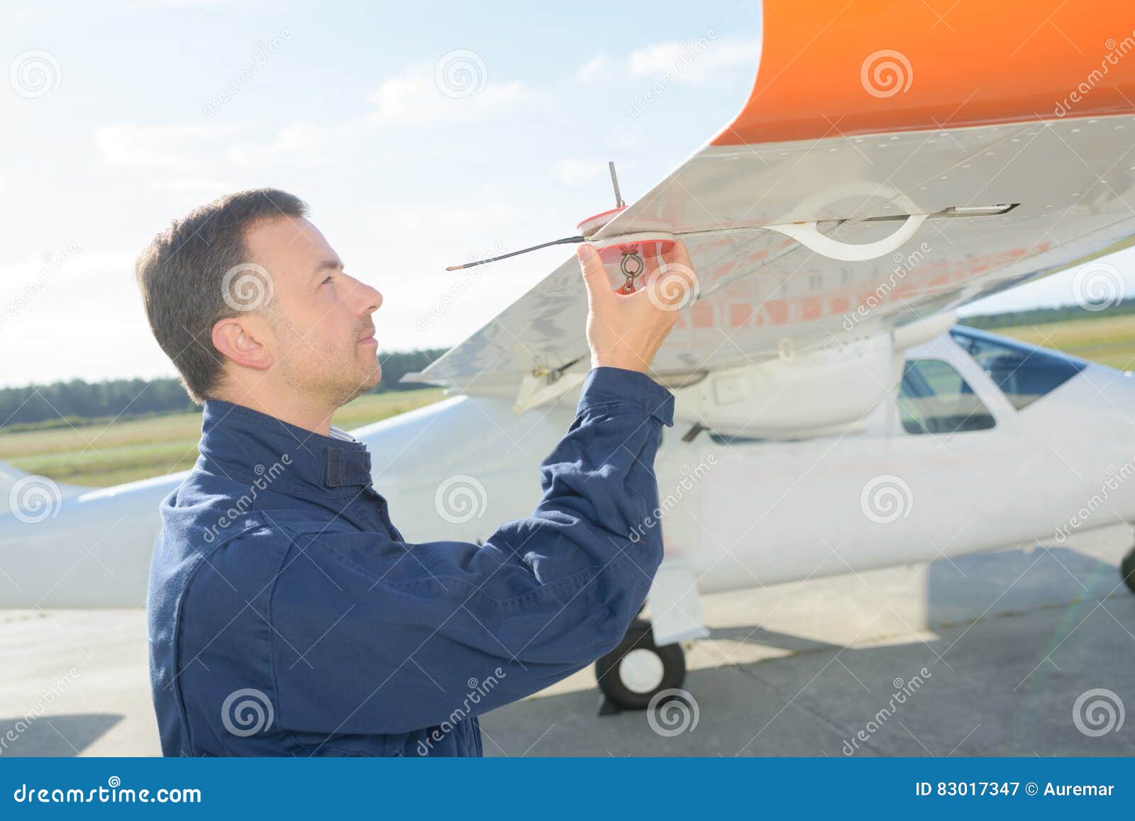 Mechanic And Aircraft Royalty-Free Stock Image | CartoonDealer.com ...