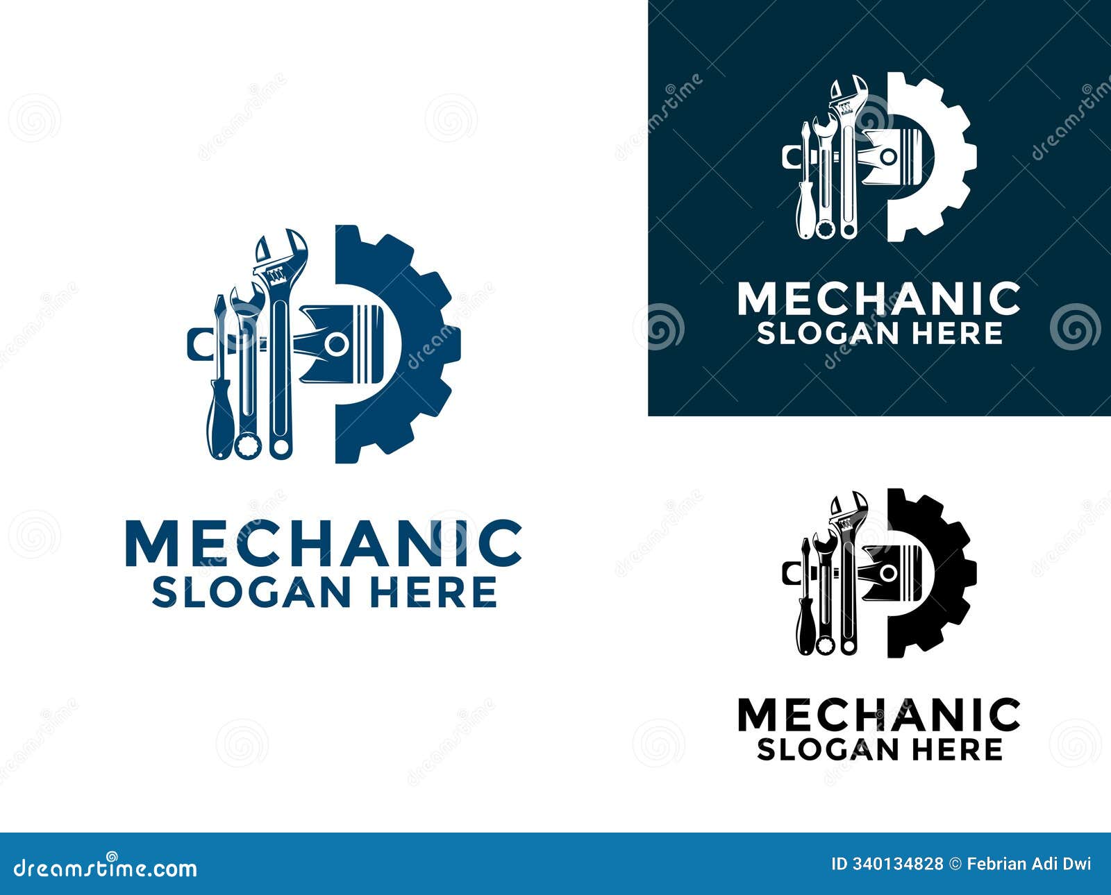 Mechanic Logo Design, Services, Engineering ,repair, Maintenance Work ...