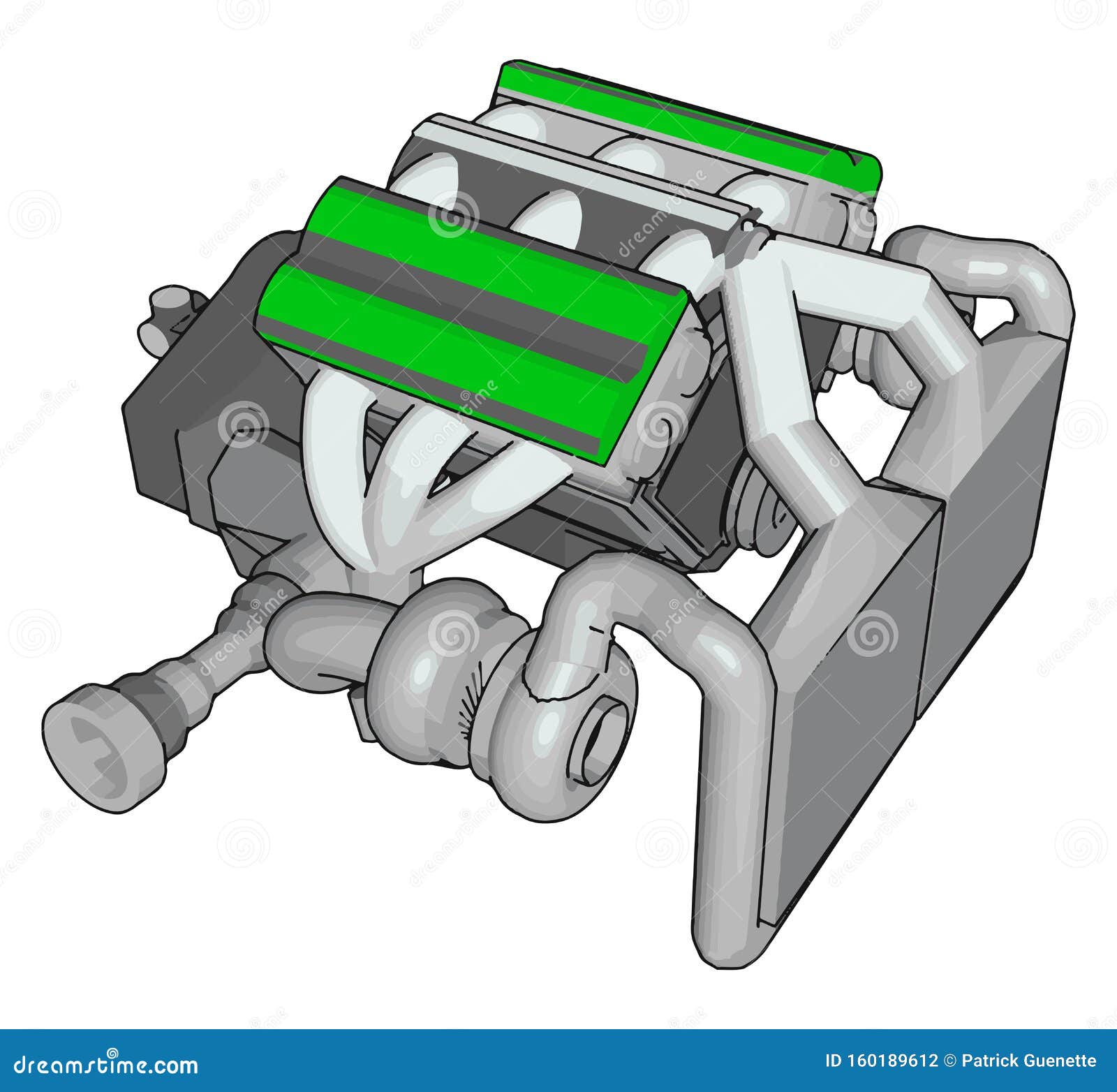 Mechanic Part, Illustration, Vector Stock Vector - Illustration of ...