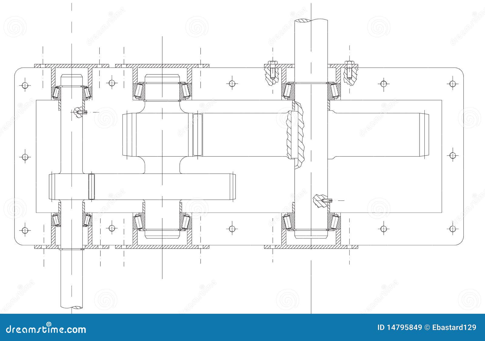 Mechanic project stock illustration. Illustration of autodesk - 14795849