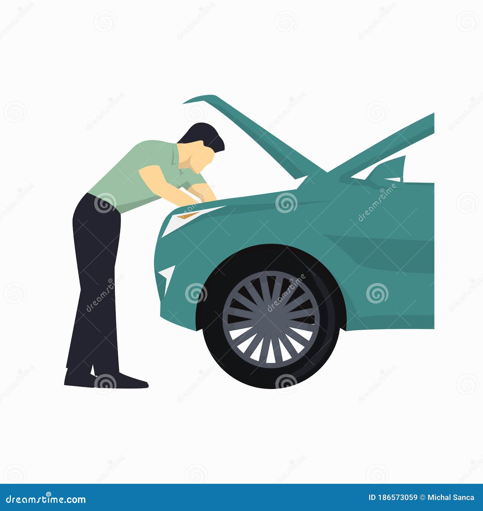 Illustration Of SOA Service Oriented Architecture Stock Photo ...