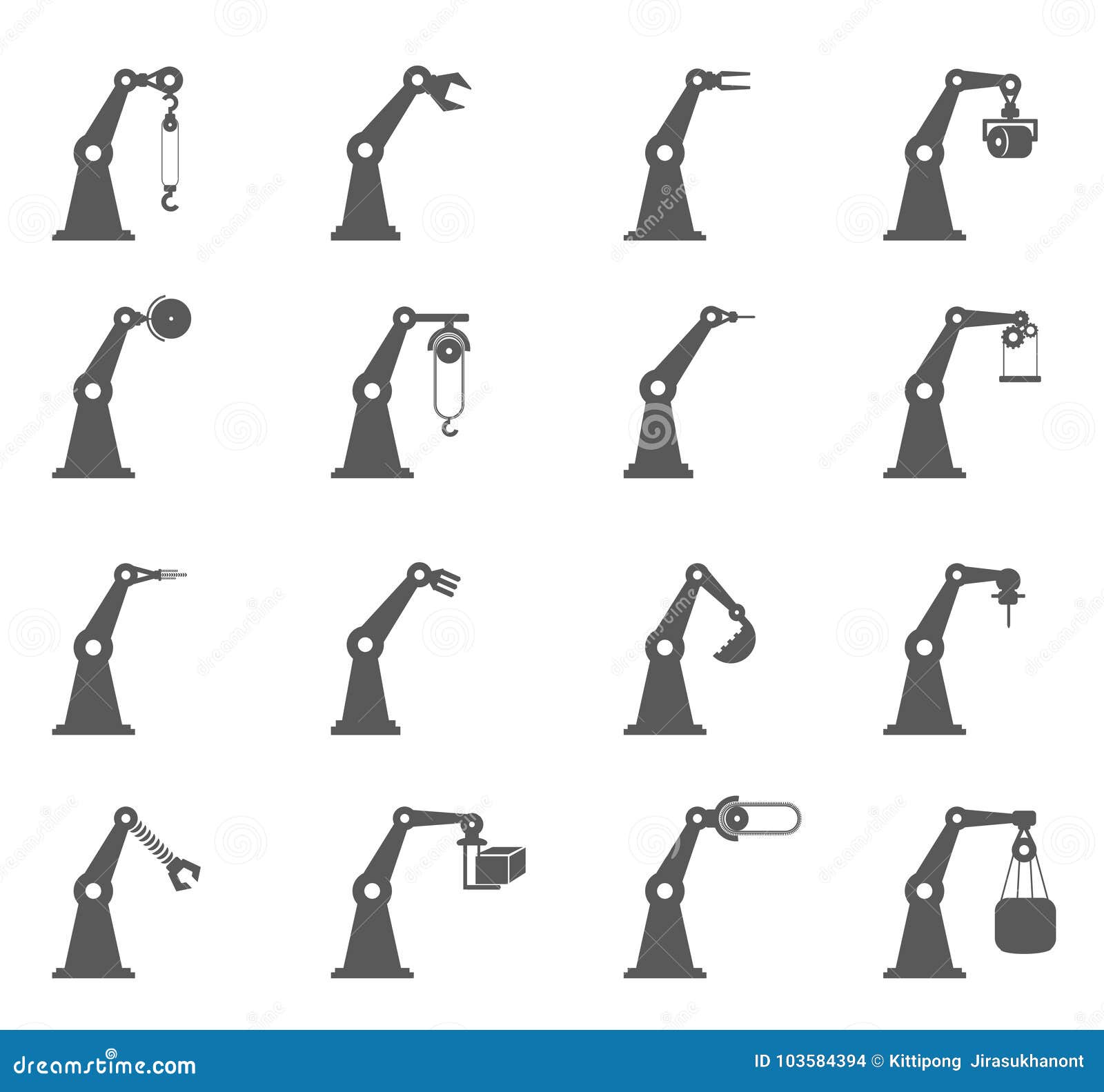 Mechanic Arms Crossed Spanner Cartoon Vector Illustration ...